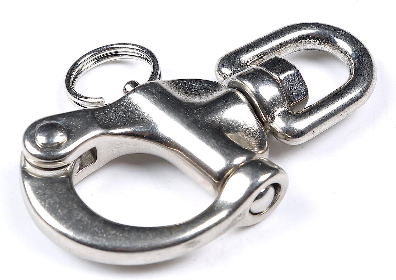 Mxeol Swivel Eye Snap Shackle Quick Release Bail Rigging Sailing Boat ...