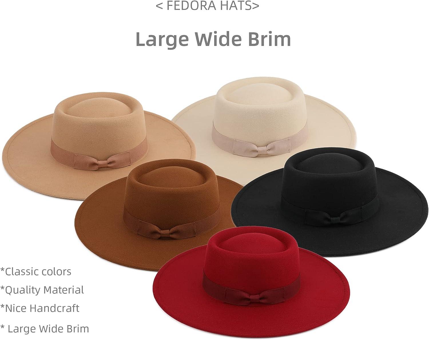 Pro Celia Women's Wide Brim Fedora Hat - Oval Rice | Buy Now with ...