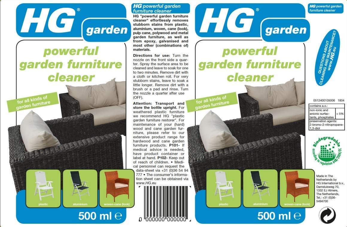 HG Garden Furniture Cleaner 500 ml Spray - Removes Stubborn Dirt ...