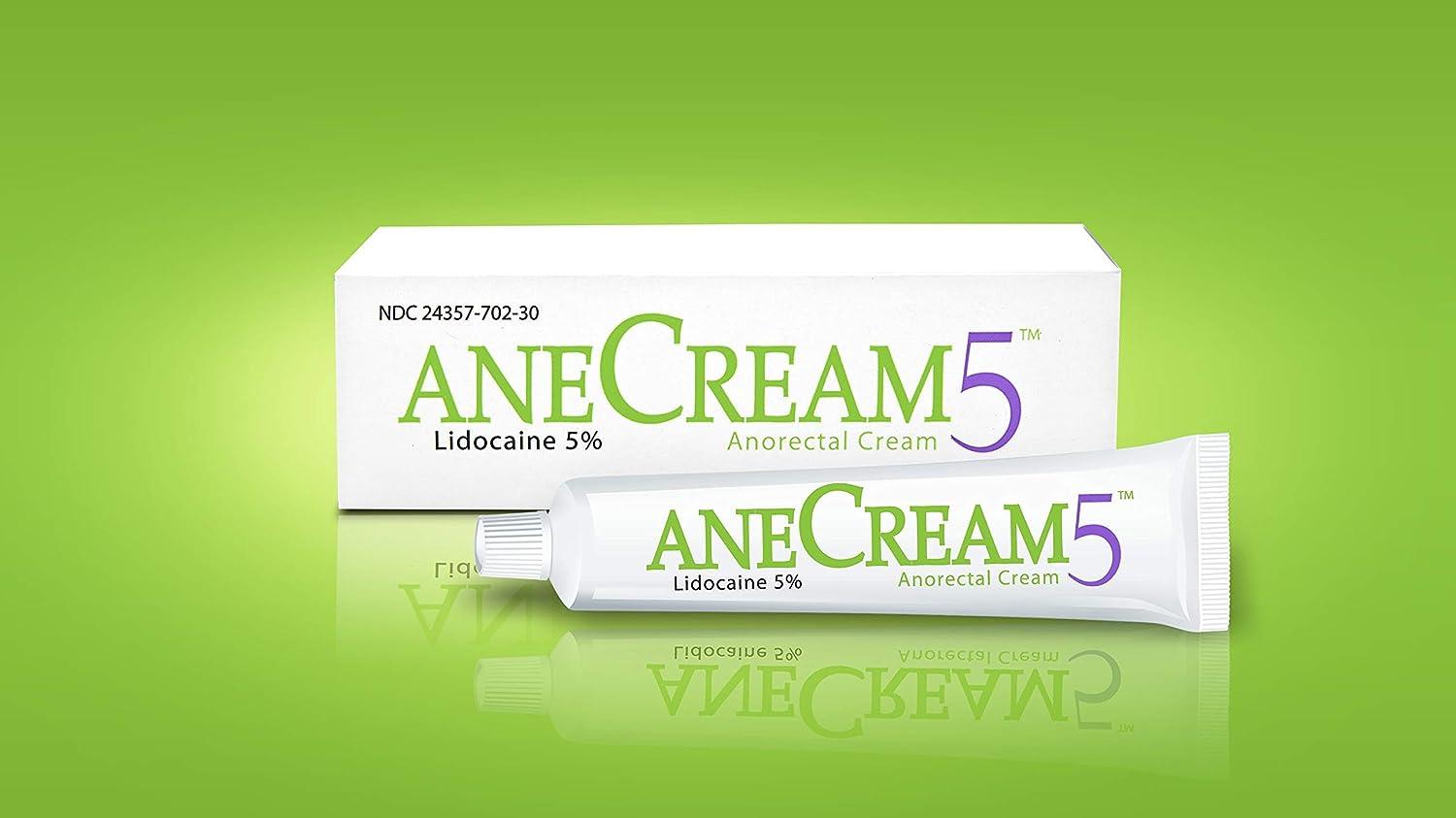 AneCream5 5% Lidocaine Numbing Cream - Maximum OTC Strength Medical ...