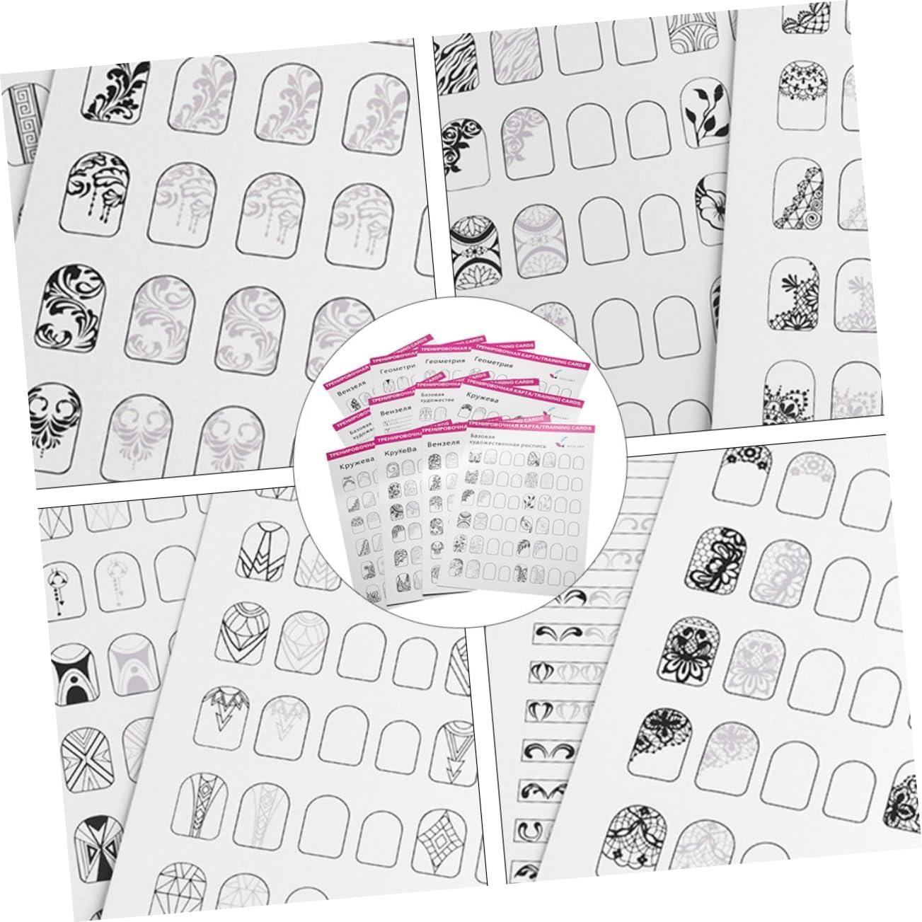 nail art coloring book