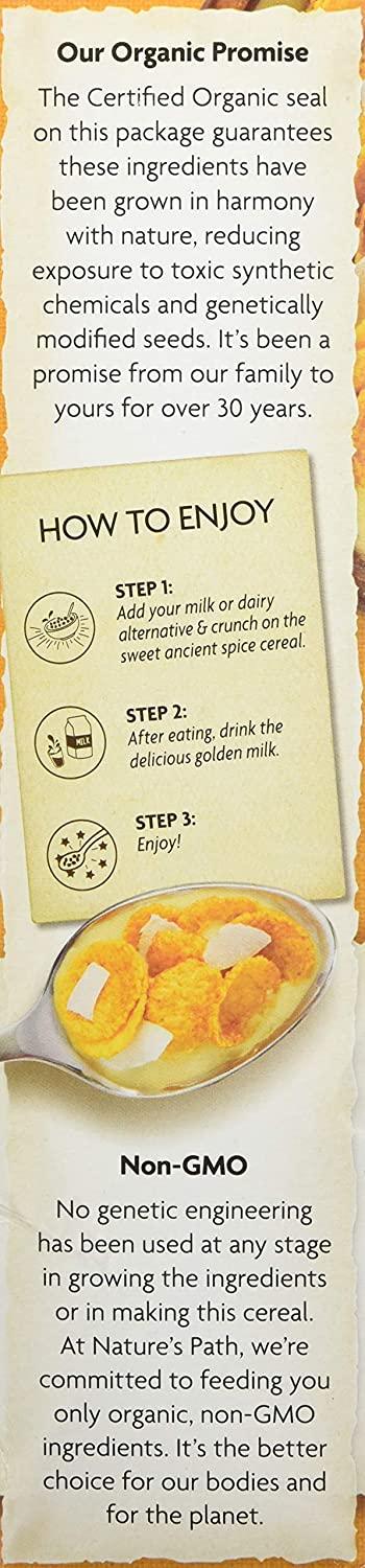 Buy NATURES PATH Organic Golden Turmeric Cereal 10.6 OZ - Healthy ...