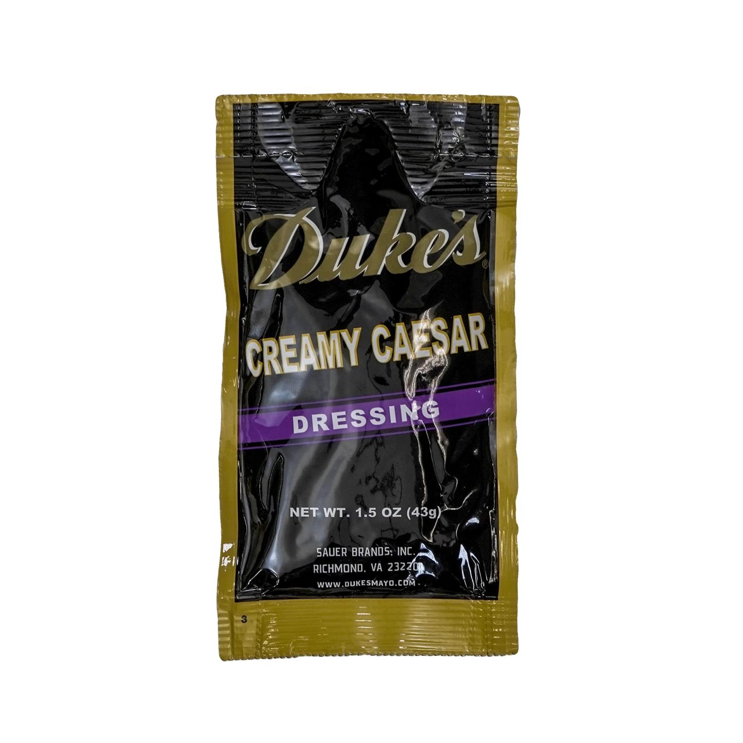 Duke's Creamy Caesar Portion Control Salad Dressing Pouches ...