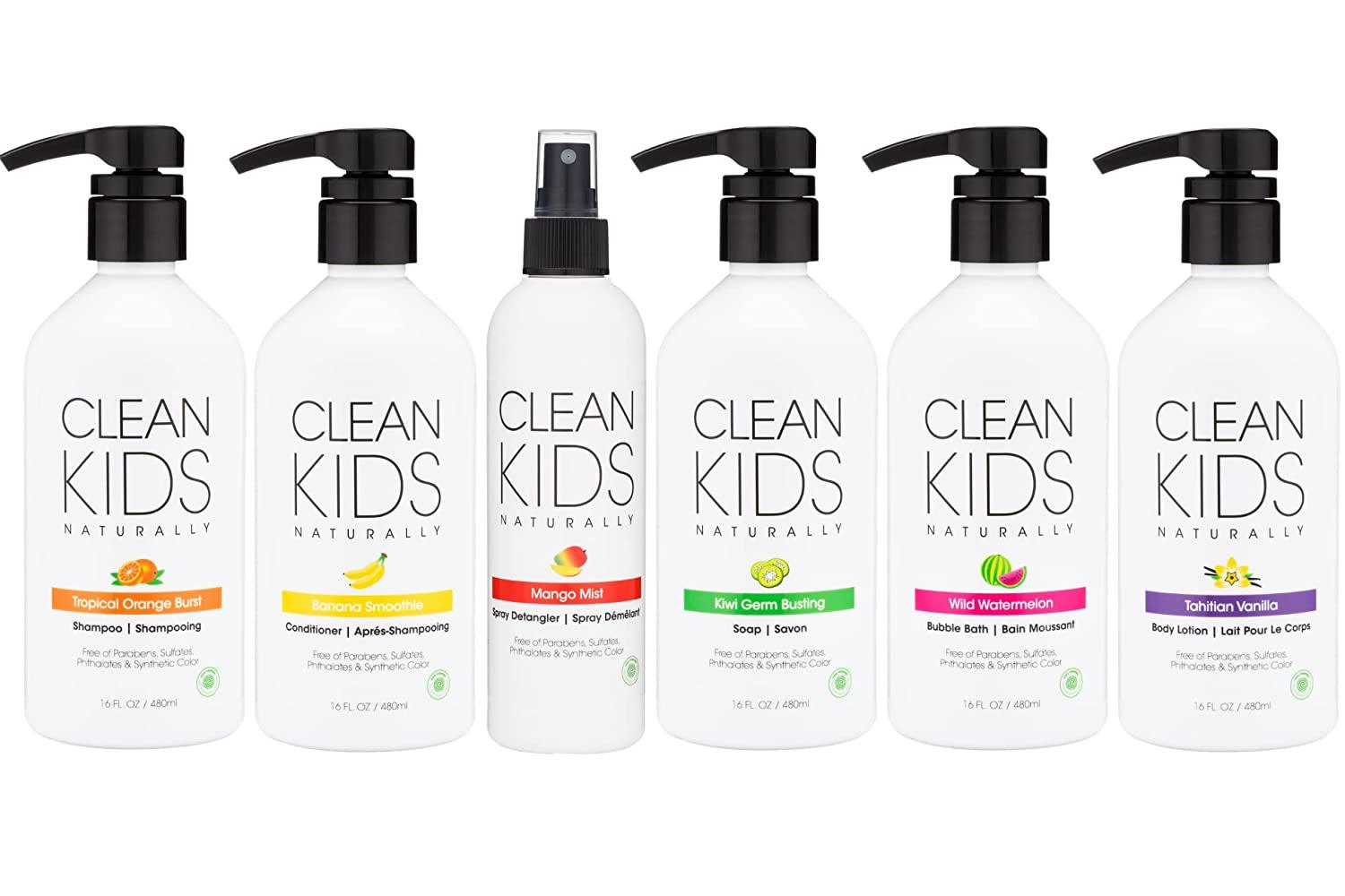 Clean Kids Naturally Mango Mist Spray Detangler 8oz - Gentle Hair ...