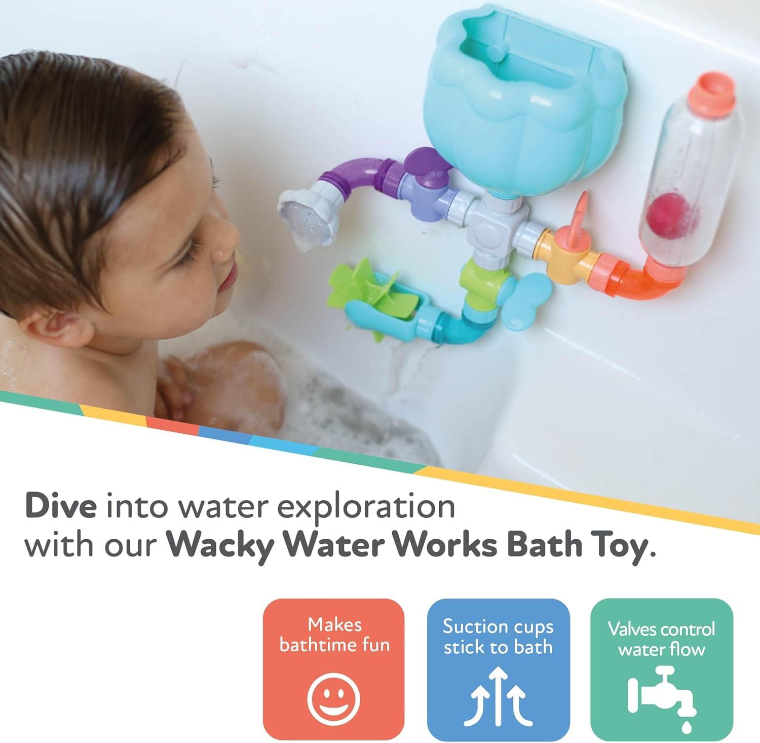 Nuby Wacky Water Works Pipes Bath Toy - Fun for 3 Year Olds | Buy Now ...