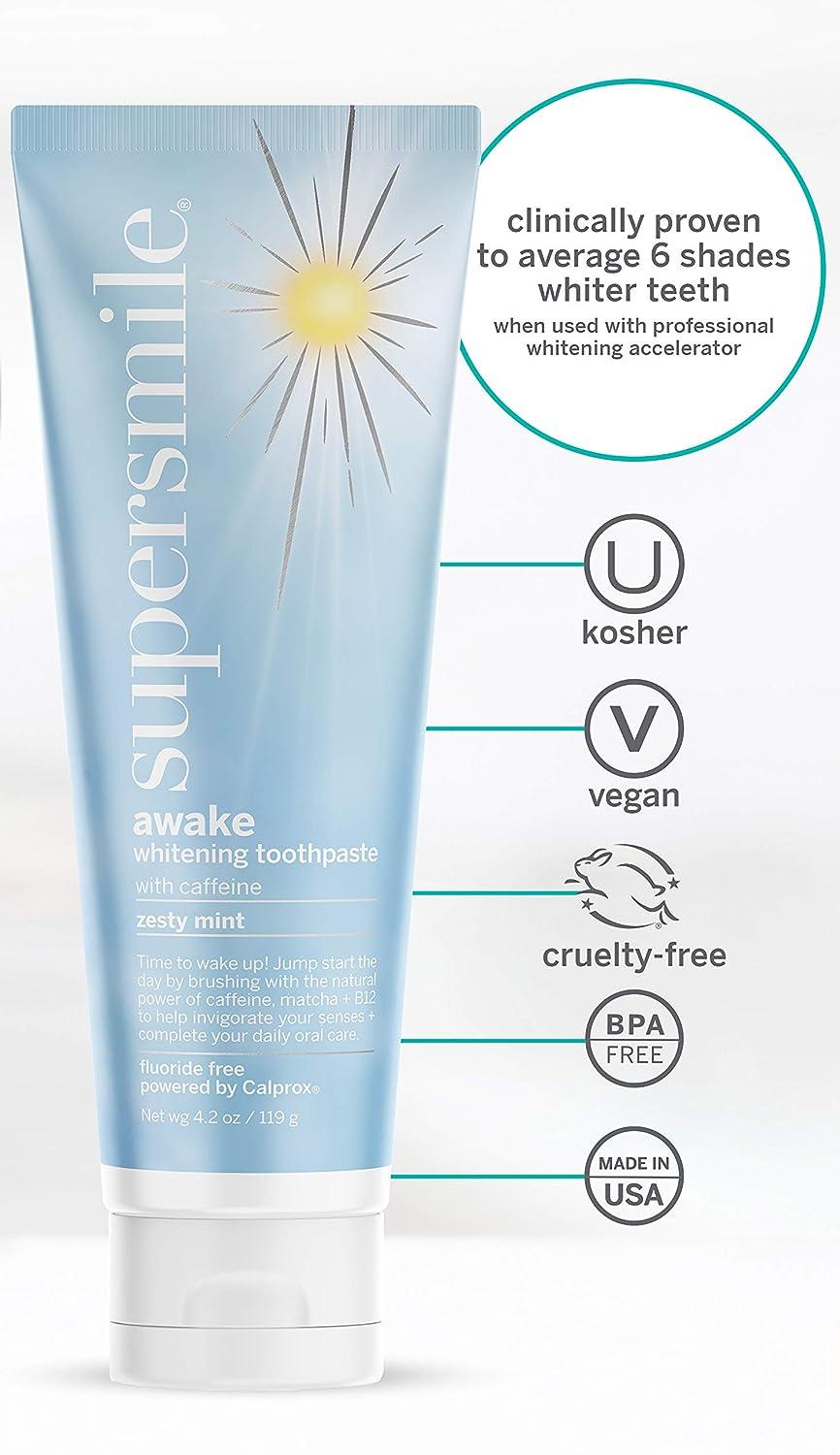 Supersmile Professional Whitening Toothpaste - Awake & Relax for Night ...