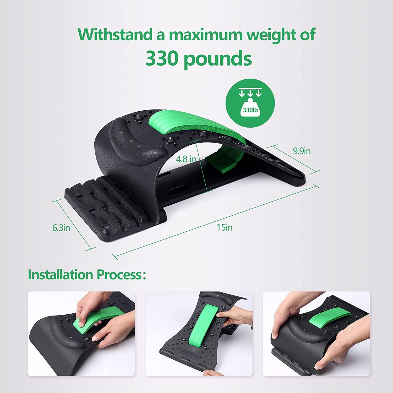 Neck Stretcher for Pain Relief - Upper Back & Shoulder Relaxer Device ...