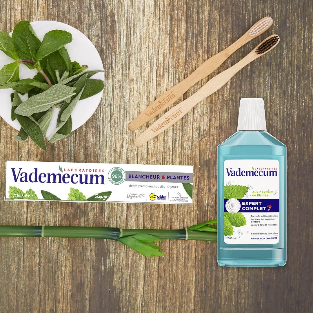 Vademecum Whitening Toothpaste - Mint & Sage - 98% Natural Vegan - 4 ...