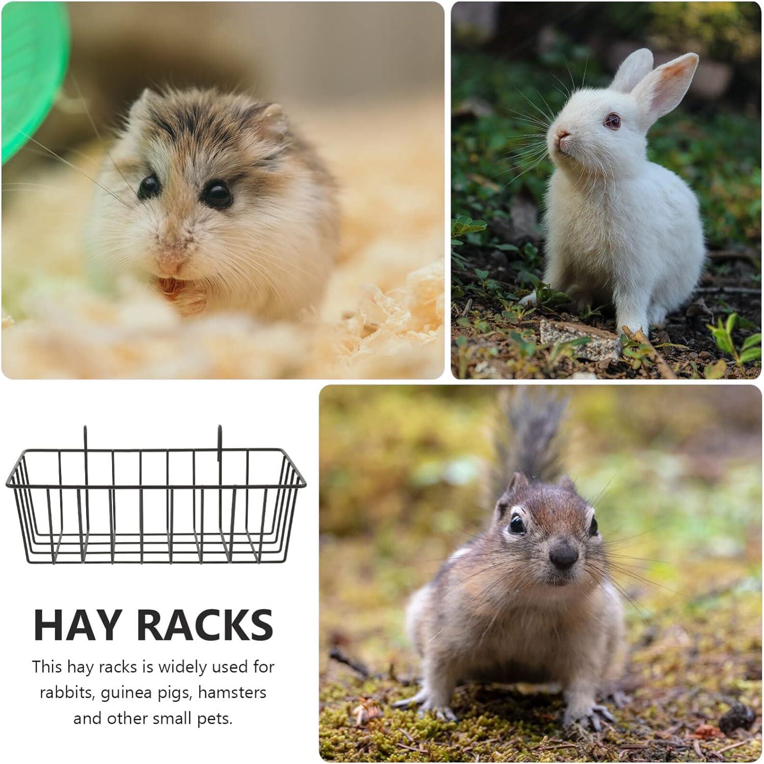 2pcs Rabbit Hay Rack Bunny Cages Adorable Hay Feeder Hay Feeding ...