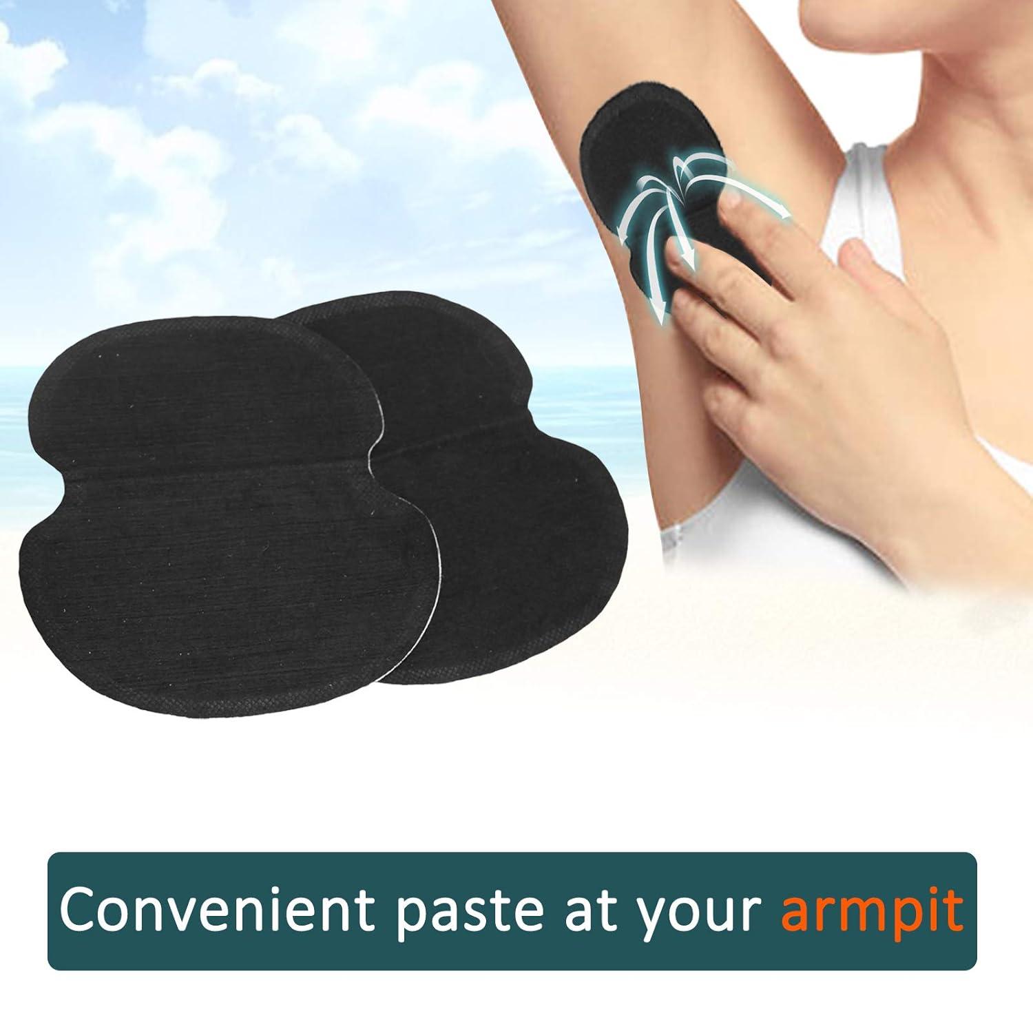 60 Armpit Sweat Pads - Fleece Welding Strips for Dresses | Black ...