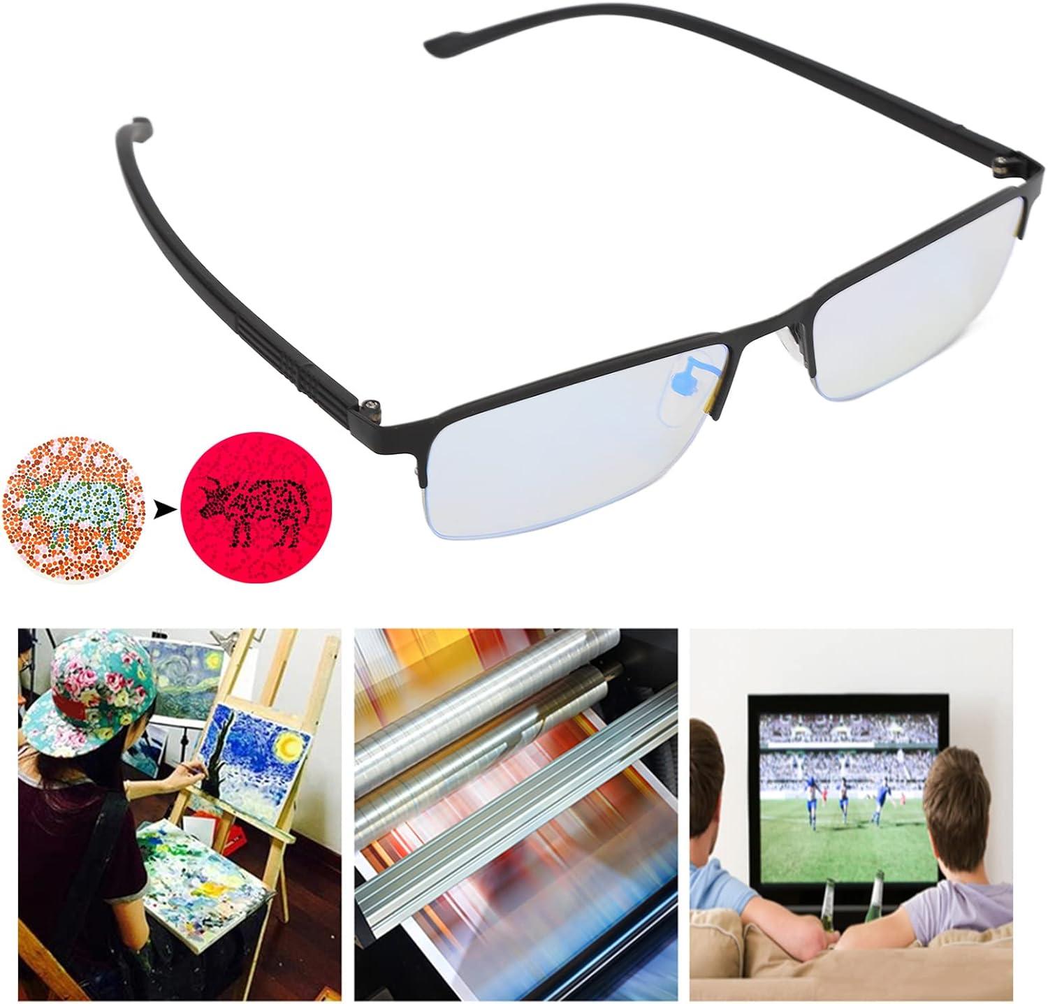 Color Blind Glasses for Color Deficiency - Flexible Red Green Vision ...