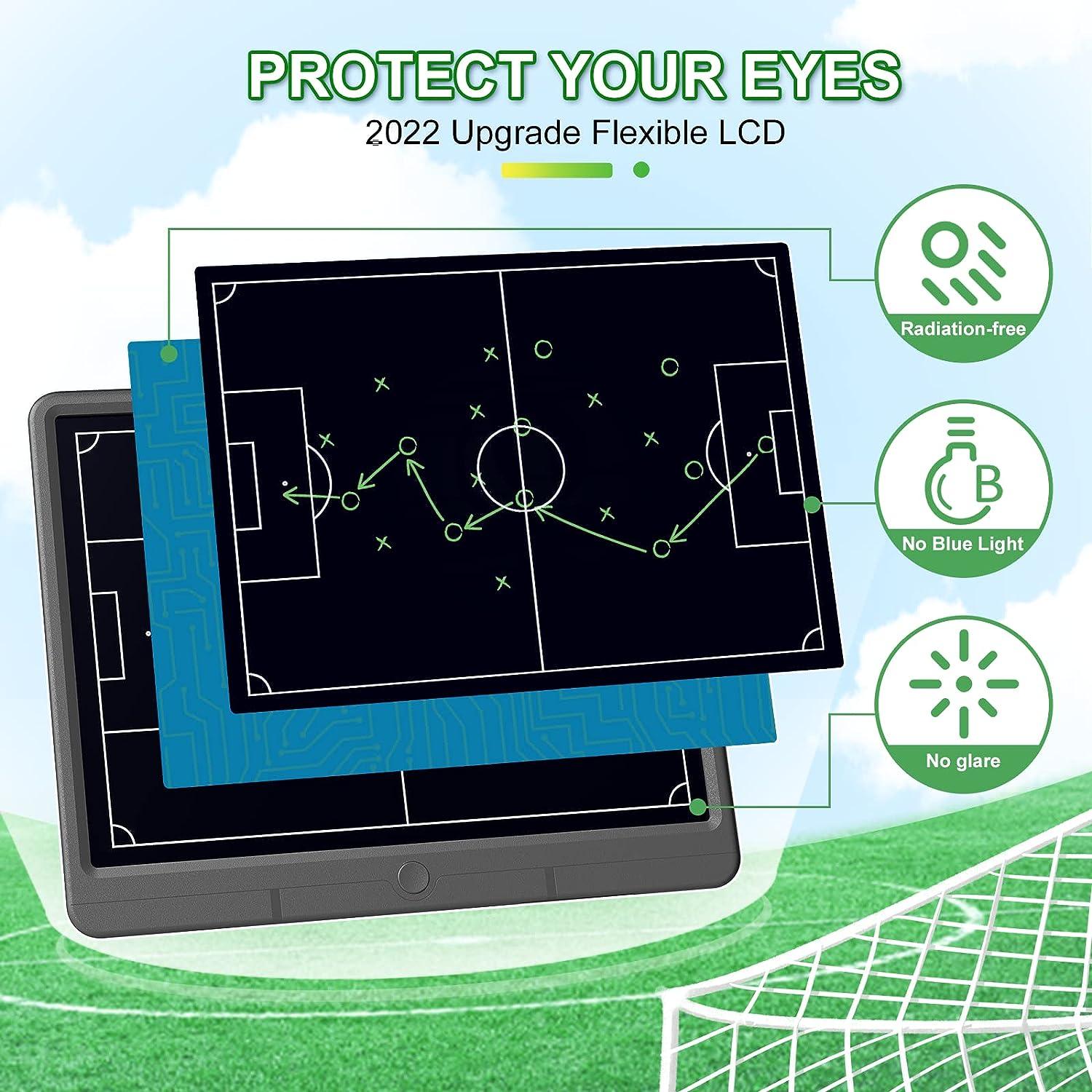 TUGAU Electronic Coach Board Premium Tactical Marker Board | Large LCD ...