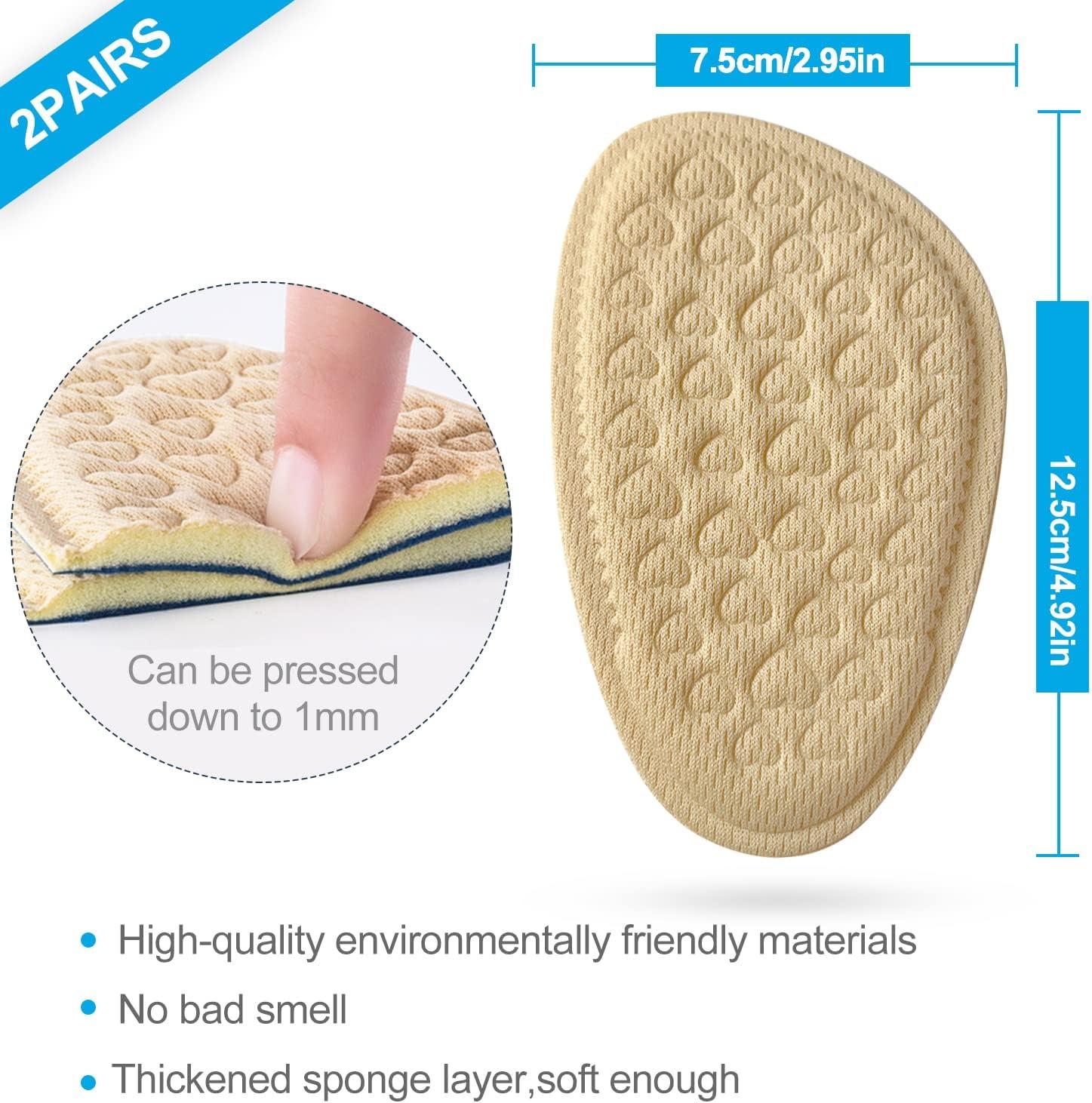 Comfort Metatarsal Foot Pads - Anti-Sliding High Heel Cushion Inserts ...