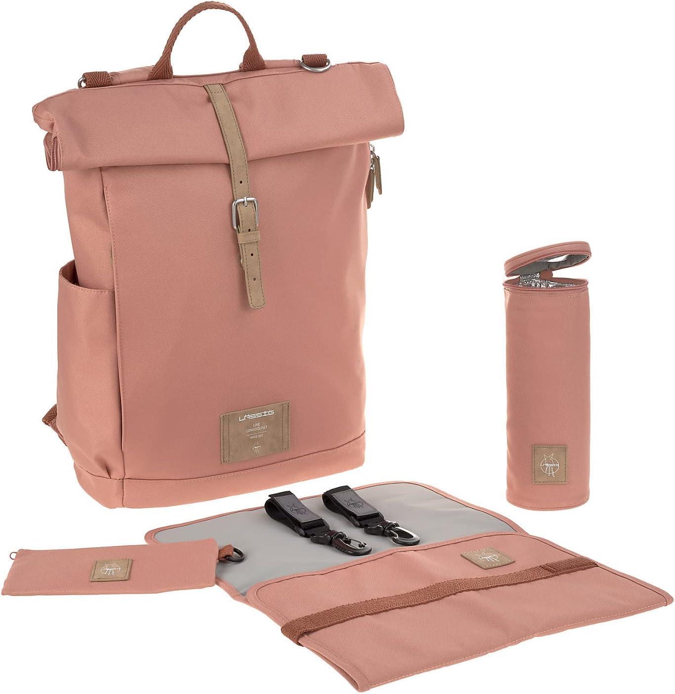 Eco-Friendly GRE Rolltop Backpack in Brown | Casual Changing Bag ...