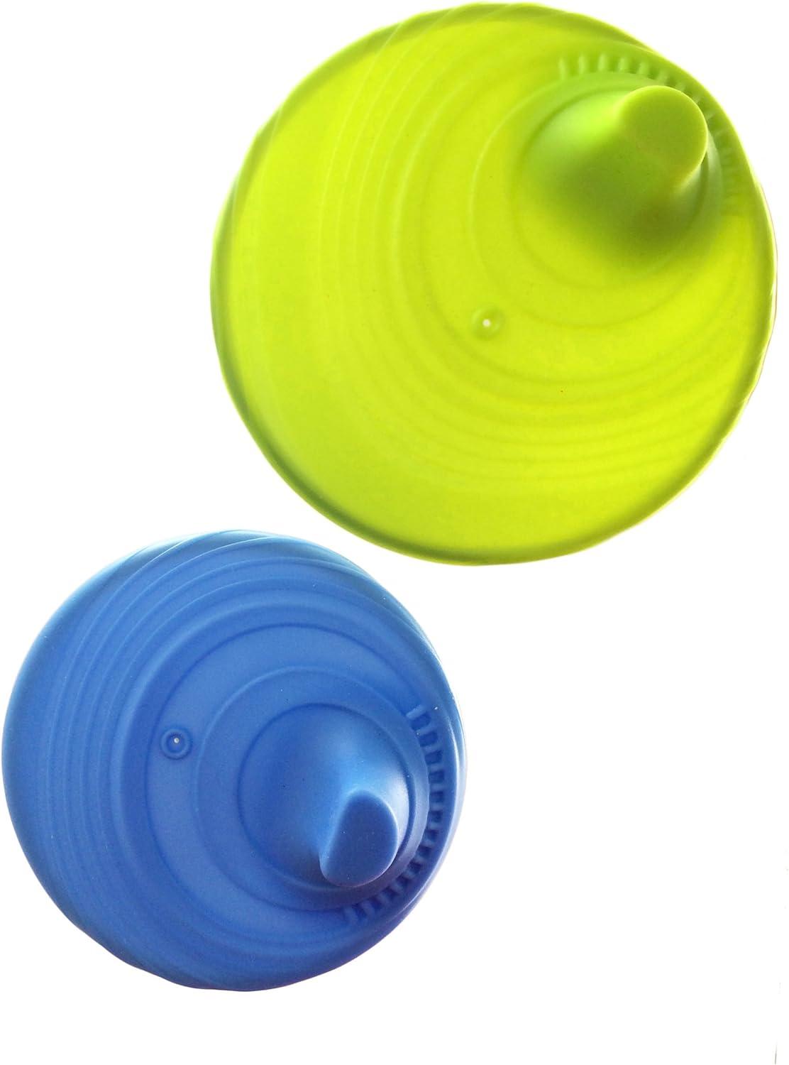 Silicone Sippy Cup Tops - 2 Pack: Universal Spill-Proof Design | Buy ...