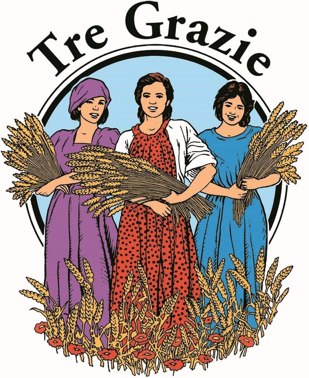 Tre Grazie Premium Italian Plain Wheat Flour 00 - 1Kg - Ideal for Bread ...