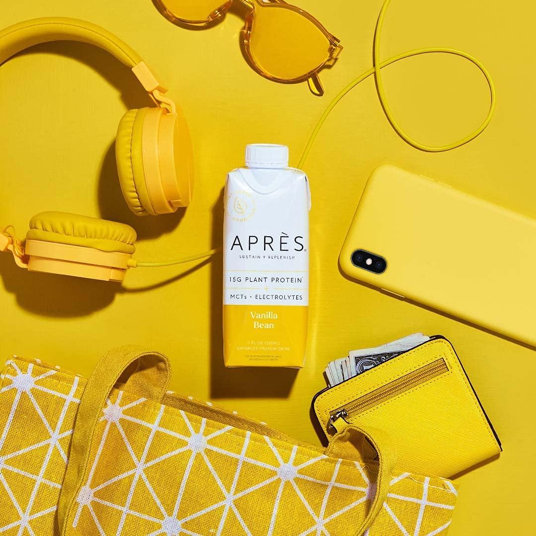 Apres Vanilla Plant-Based Protein Shake - Vegan, Non-GMO, Dairy-Free ...