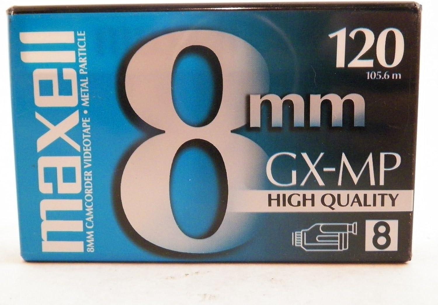 Maxell 8mm GX-MP 120 Videotapes (6-pack) | Buy Now with Express International Delivery | GoSupps.com