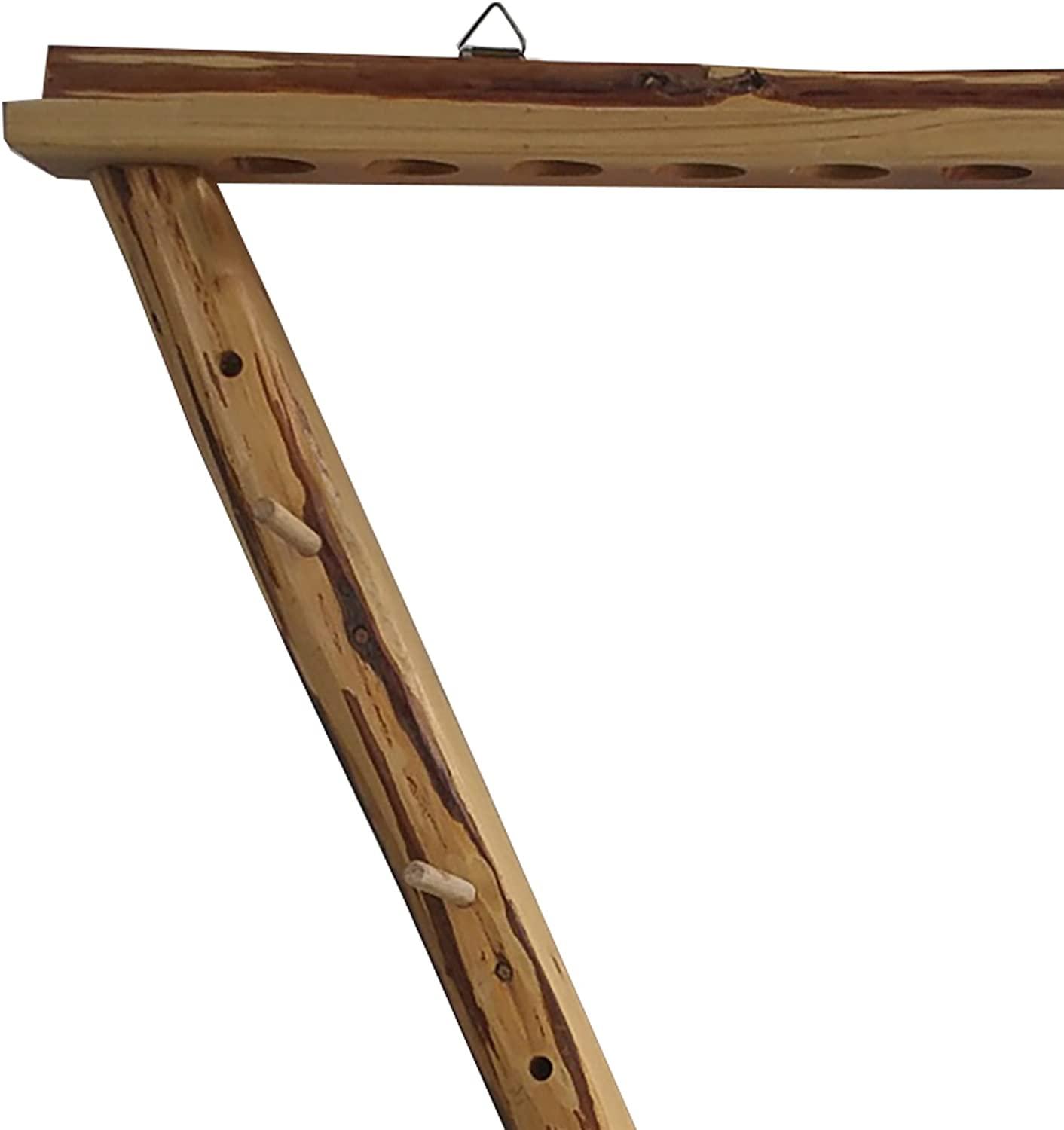 Rush Creek Creations Rustic Compound Bow & Arrow Wall Rack ...