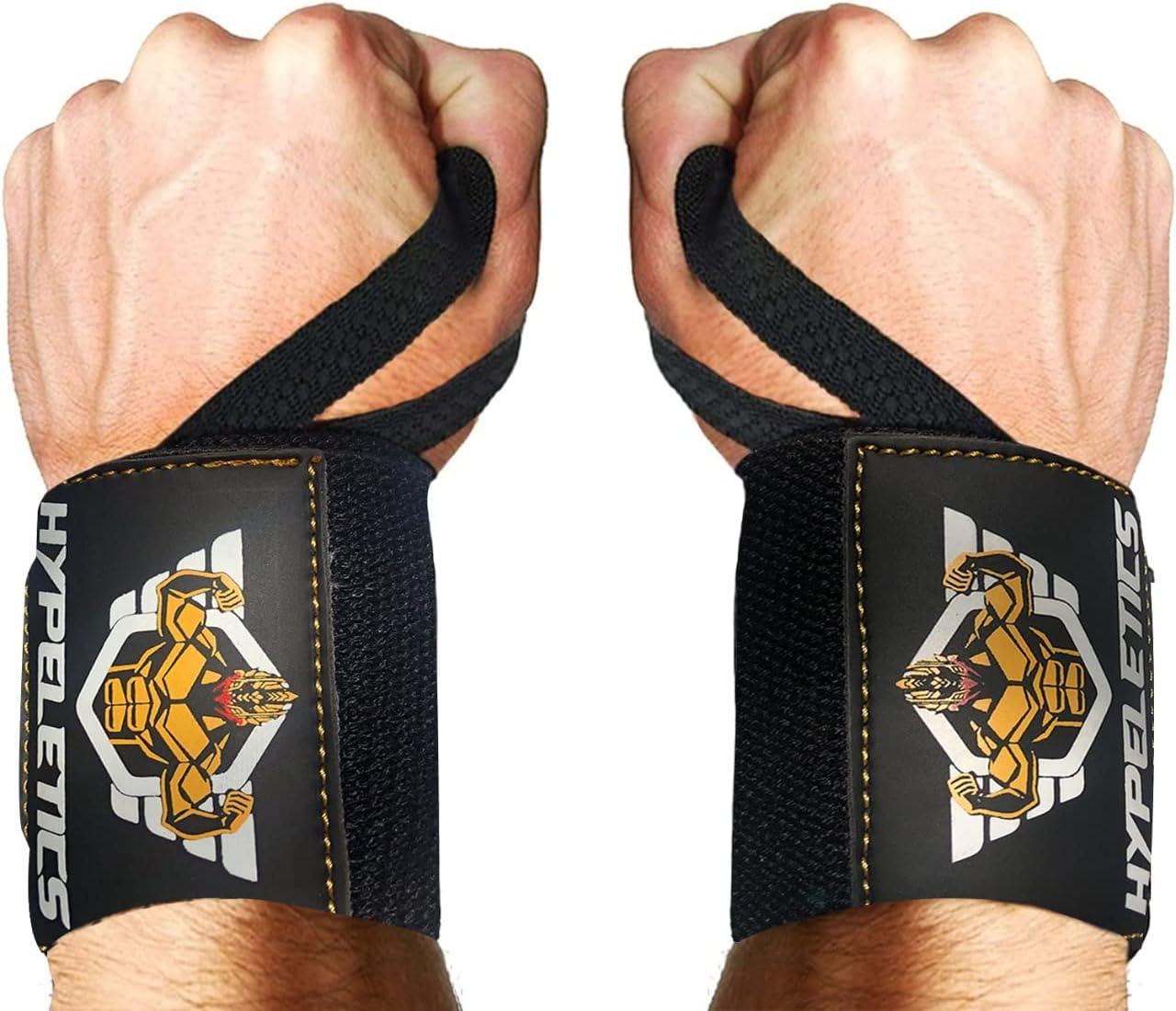 HYPELETICS 18 Competition Grade Weightlifting Wrist Wraps - Support for ...