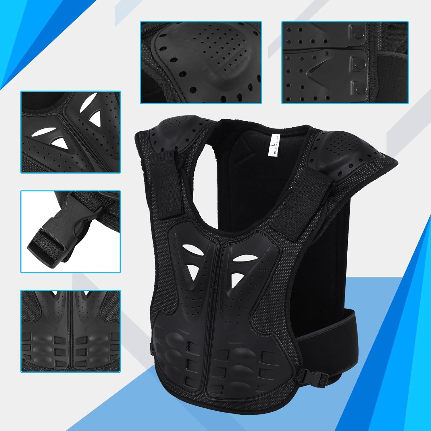 Samger Kids Body Armor Vest XL | Chest & Back Spine Protector for ...
