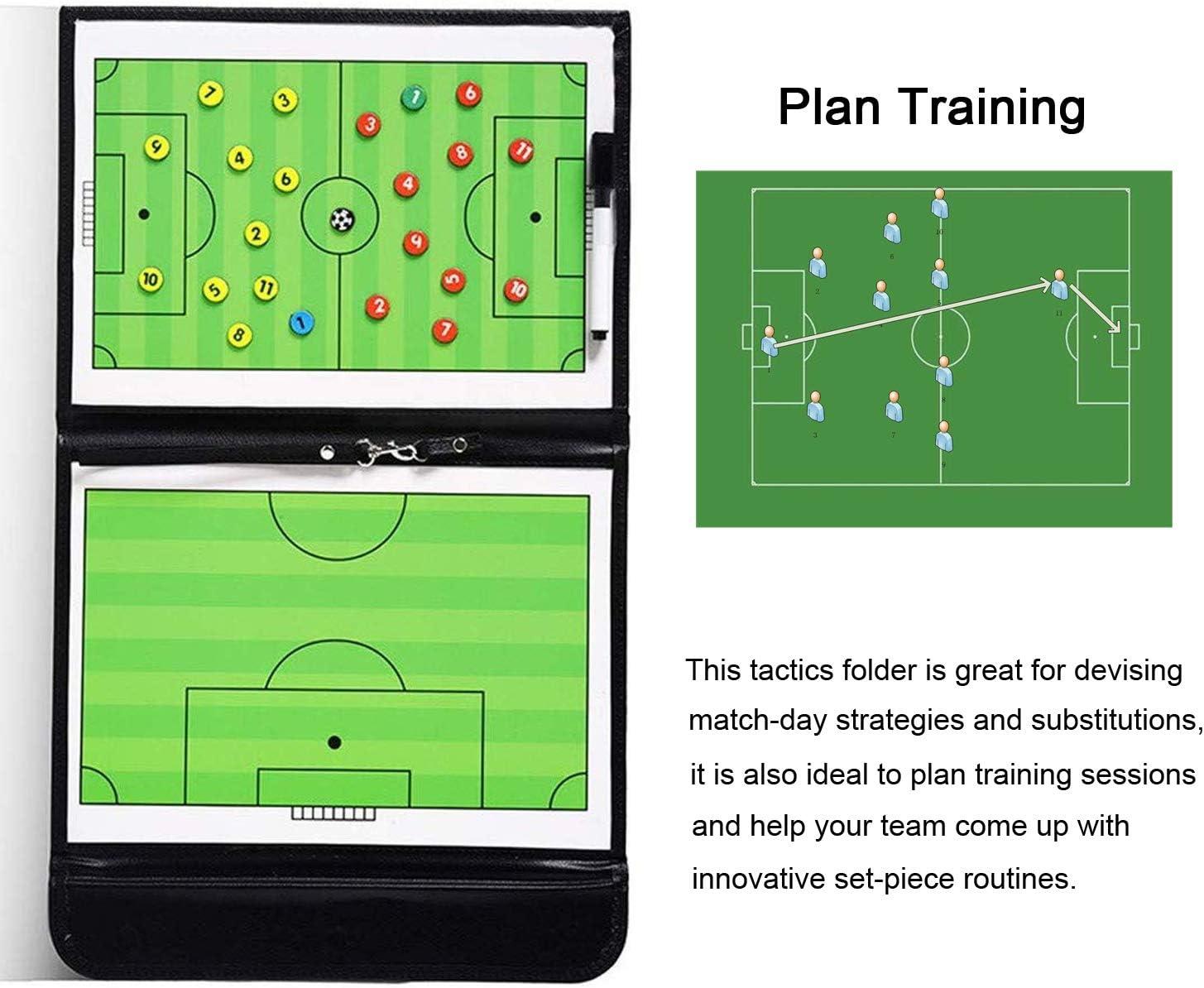 TXENCEX Football Coaching Board Coaches Clipboard Tactical Magnetic ...