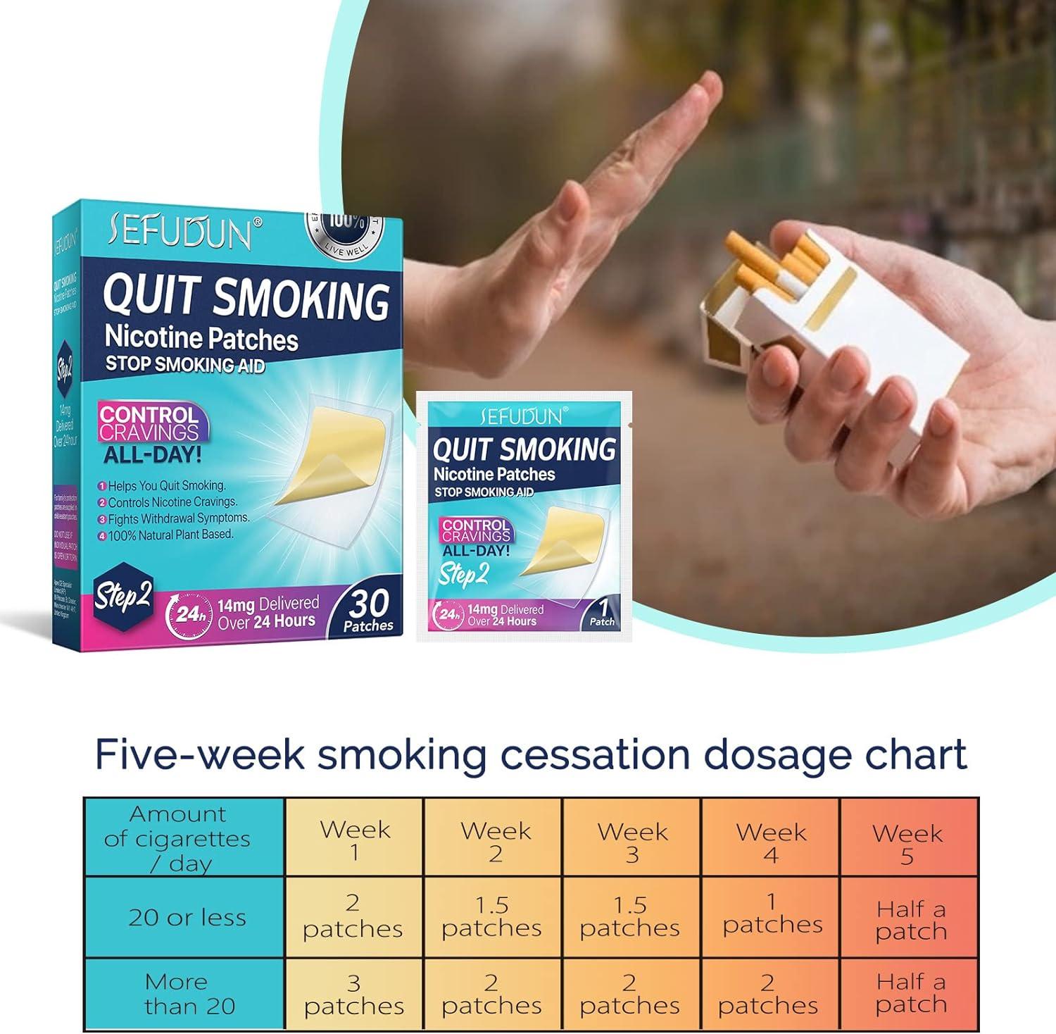 Nicotine Patch Step 2 14mg - 30 Count | Stop Smoking Aid That Works ...