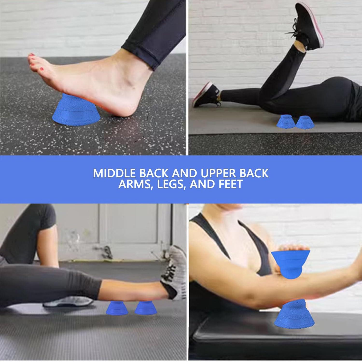 Muscle Massage Balls - Deep Tissue Trigger Point Relief for Back Pain ...