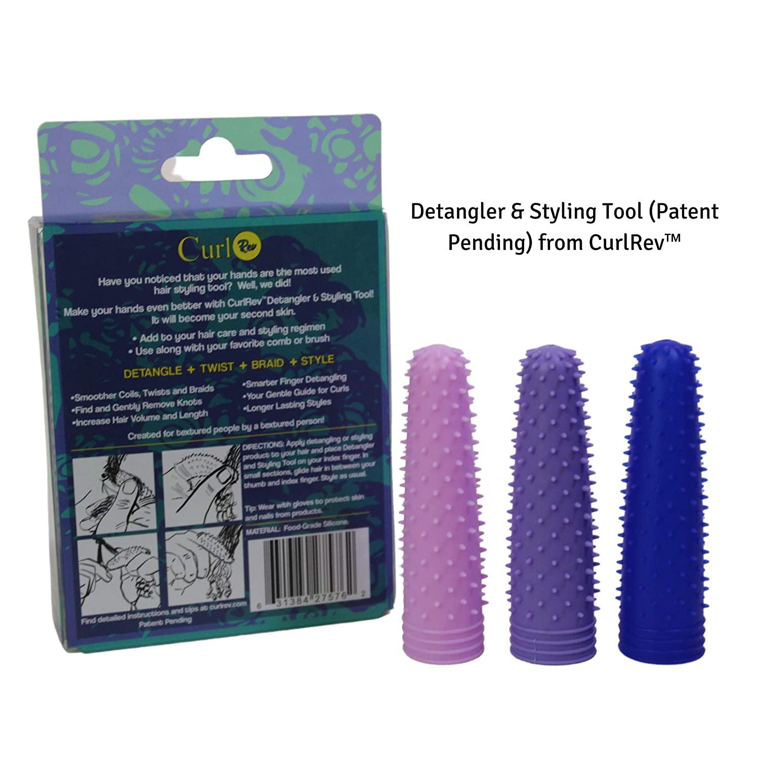 Detangling Styling Tool for All Hair Types - Flexible and Gentle ...