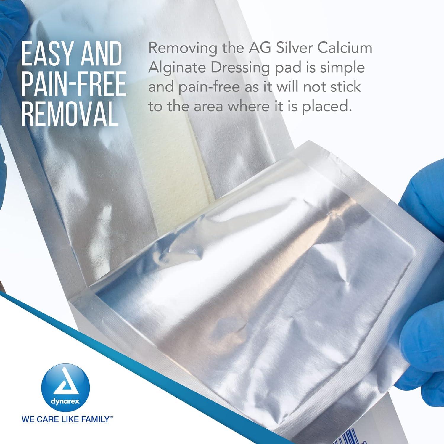Dynarex DynaGinate AG Silver Calcium Alginate Rope Dressings - x12 ...