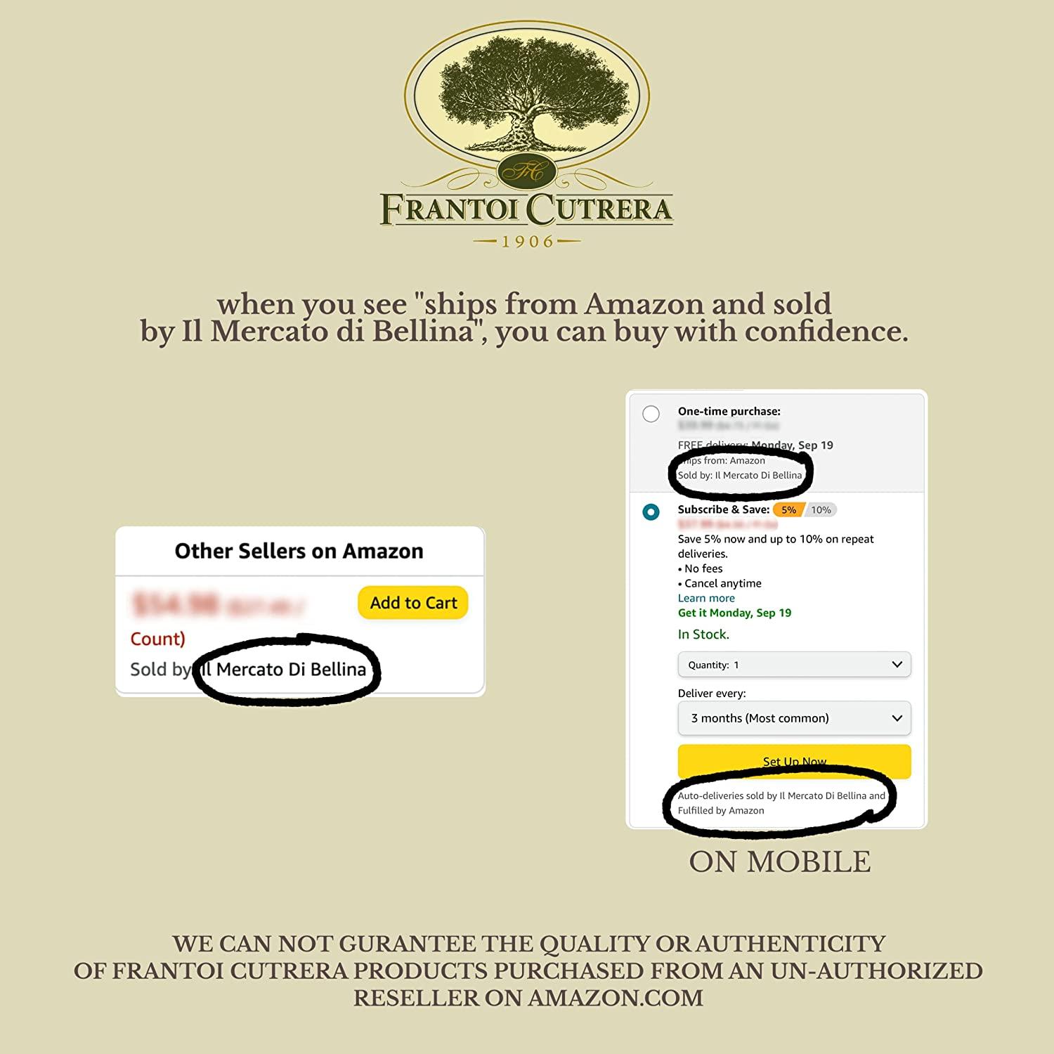 Frantoi Cutrera Primo Cold Extracted Italian Extra Virgin Olive Oil ...