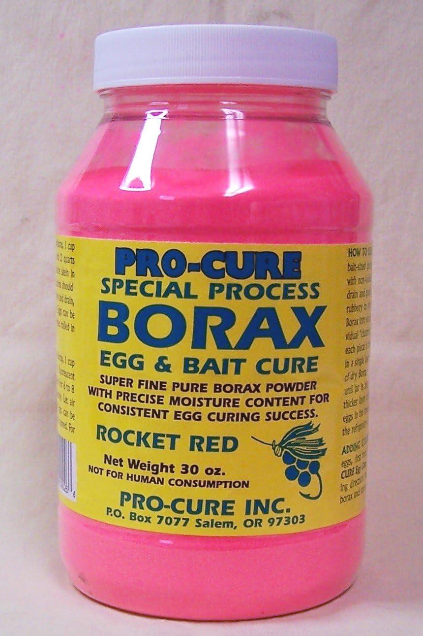 Pro-Cure Borax Egg and Bait Cure 30oz - Rocket Red | Premium Fishing ...