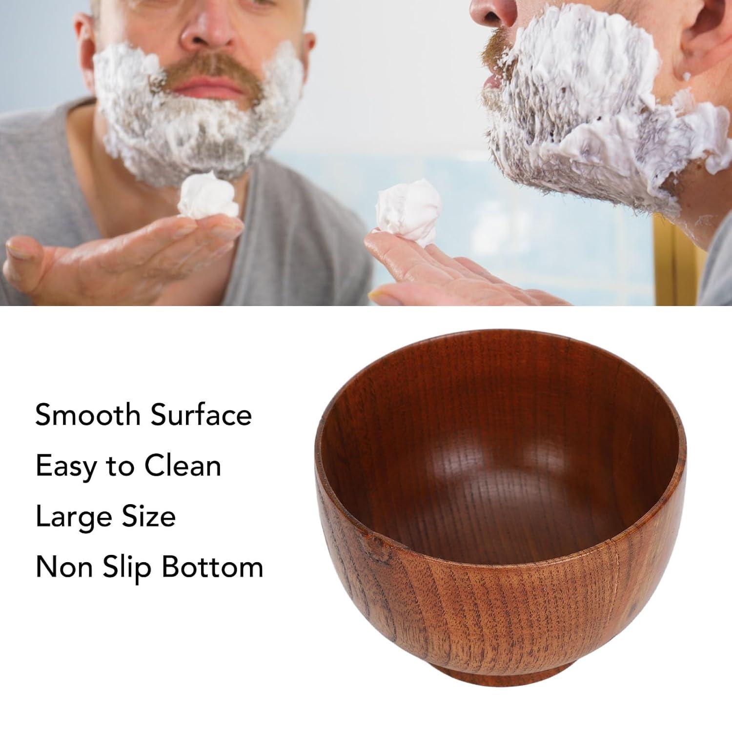 Premium Hood Shaving Bowl - Ergonomic Soap Container & Razor Cup for ...