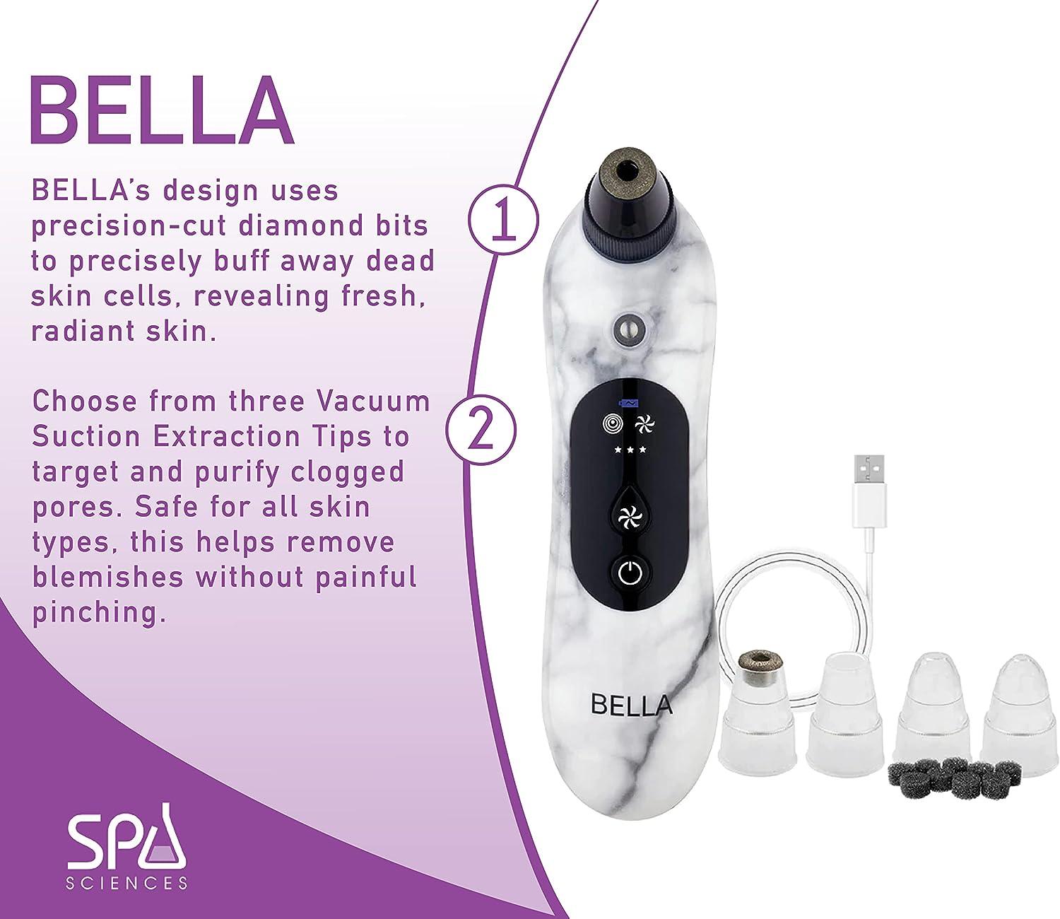 Spa Sciences Bella Microderm Pore Extractor & Nano Mister - 3-in-1 ...