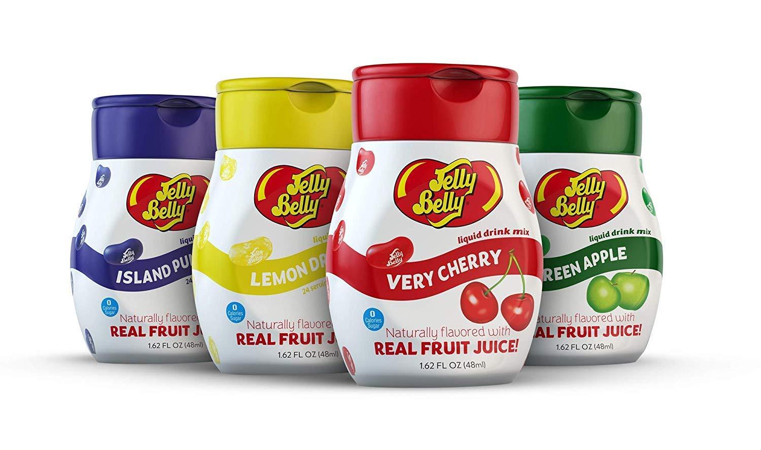Jelly Belly Drink Mix Variety Pack - 96 Servings, Sugar-Free, Zero ...