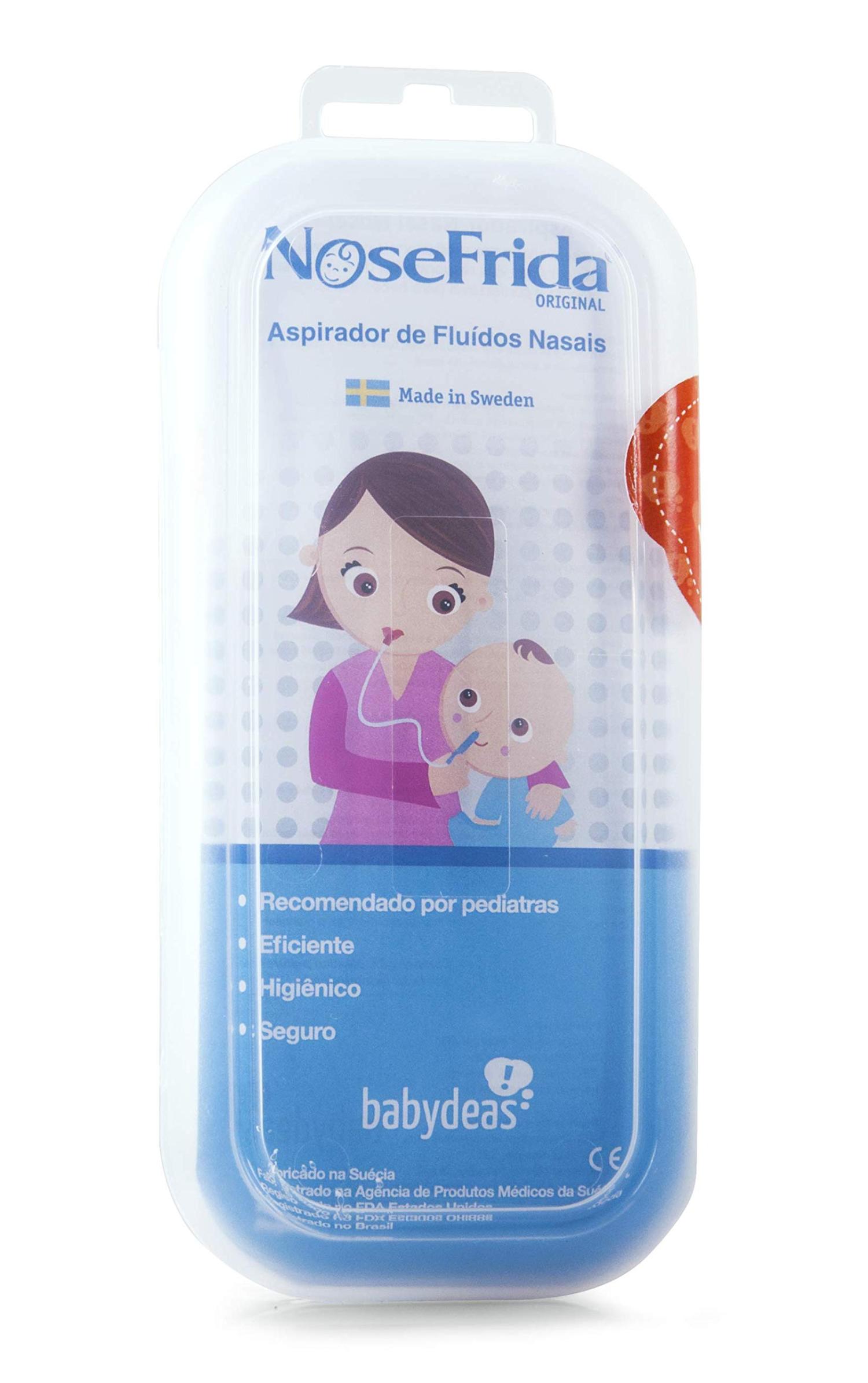 NoseFrida Nasal Aspirator â€“ Gentle Baby Booger Suction for Clear ...