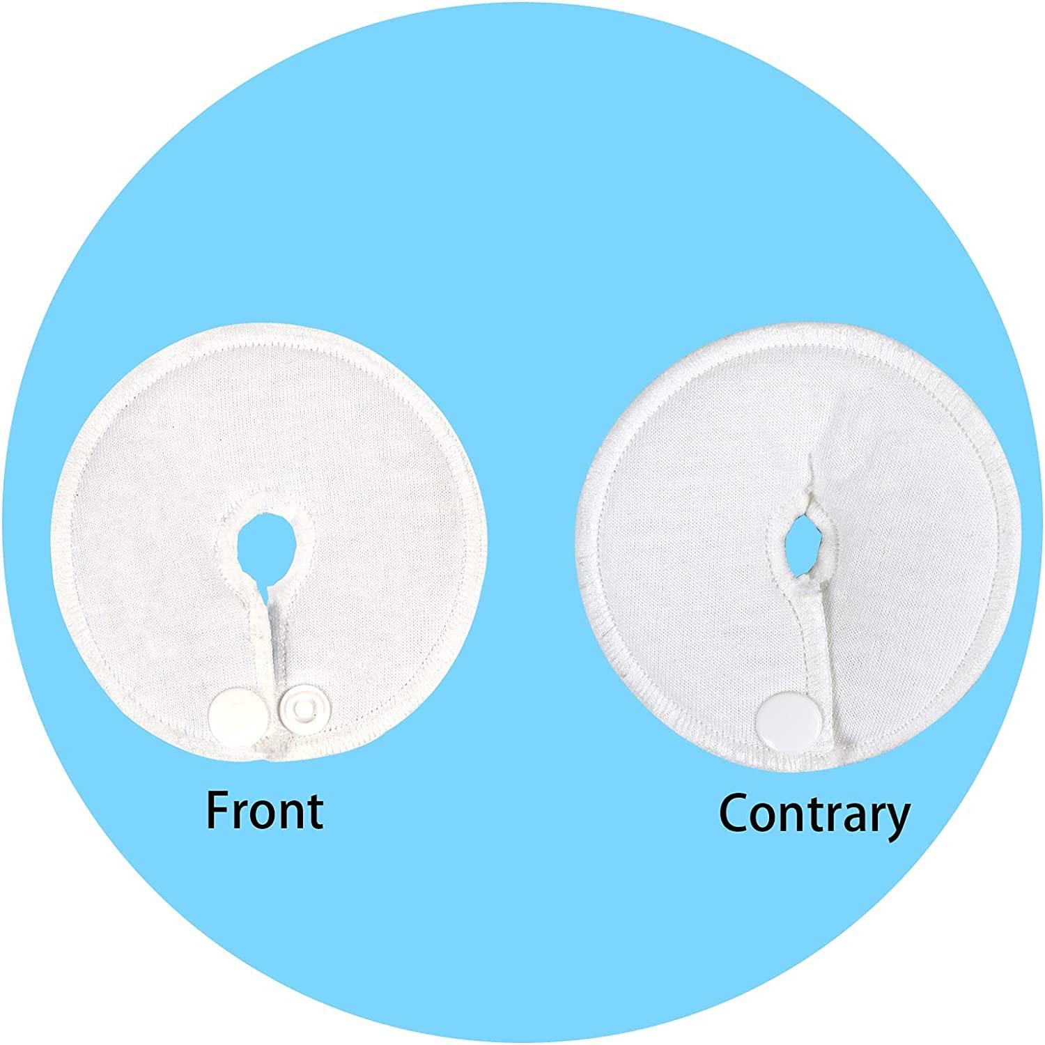 Feeding Tube Pads 12 Pack - G Tube Covers & Button Pads for Nursing Care