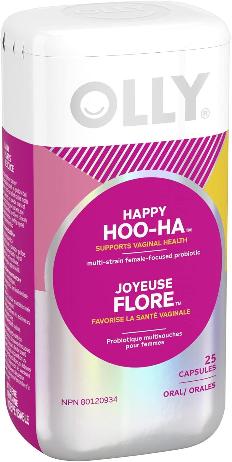 OLLY Supplement Capsules | Happy HOO-HA Female Probiotic + Lovin ...