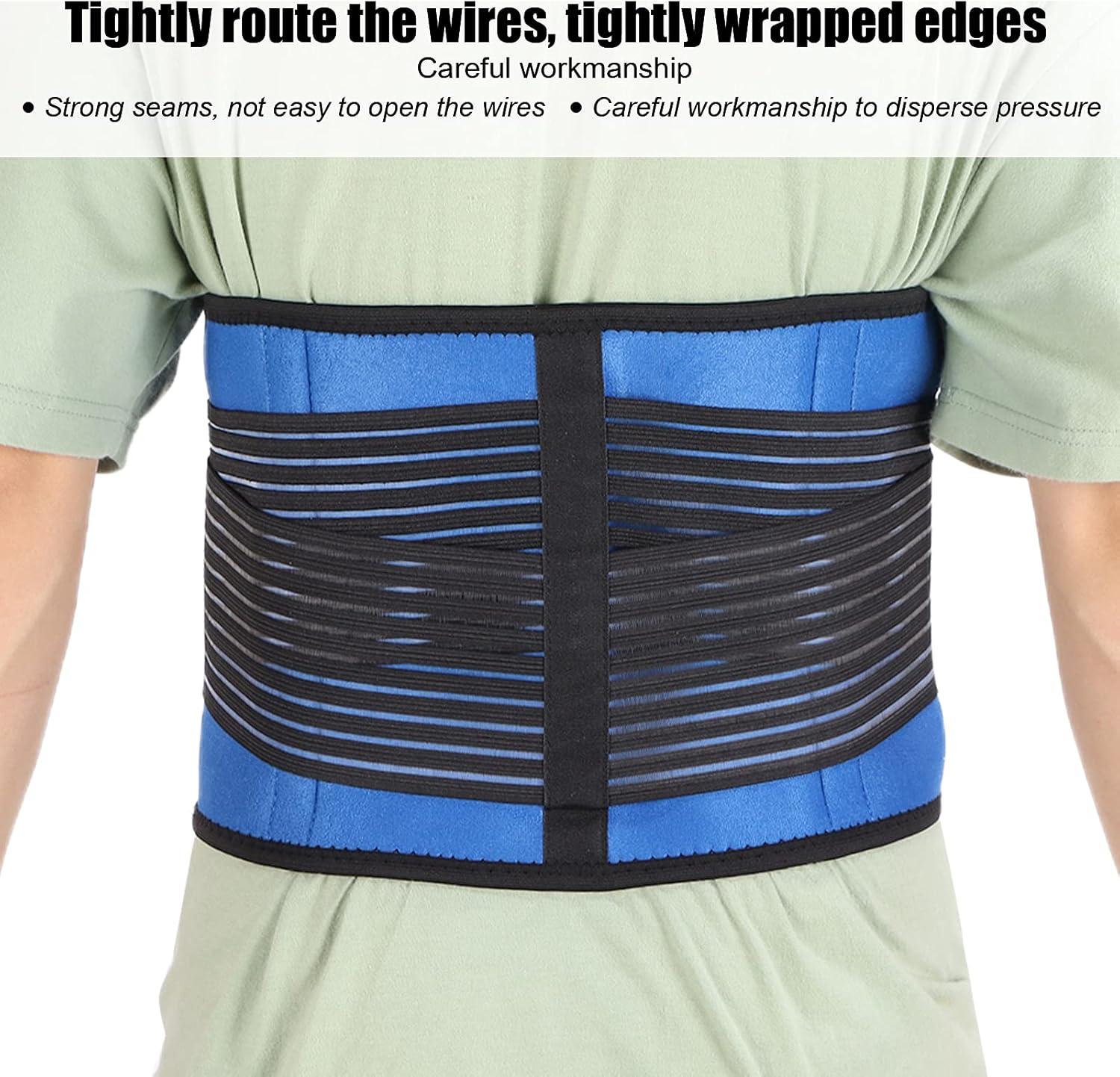 Breathable Adjustable Back Support Belt for Pain Relief - Lower Back ...