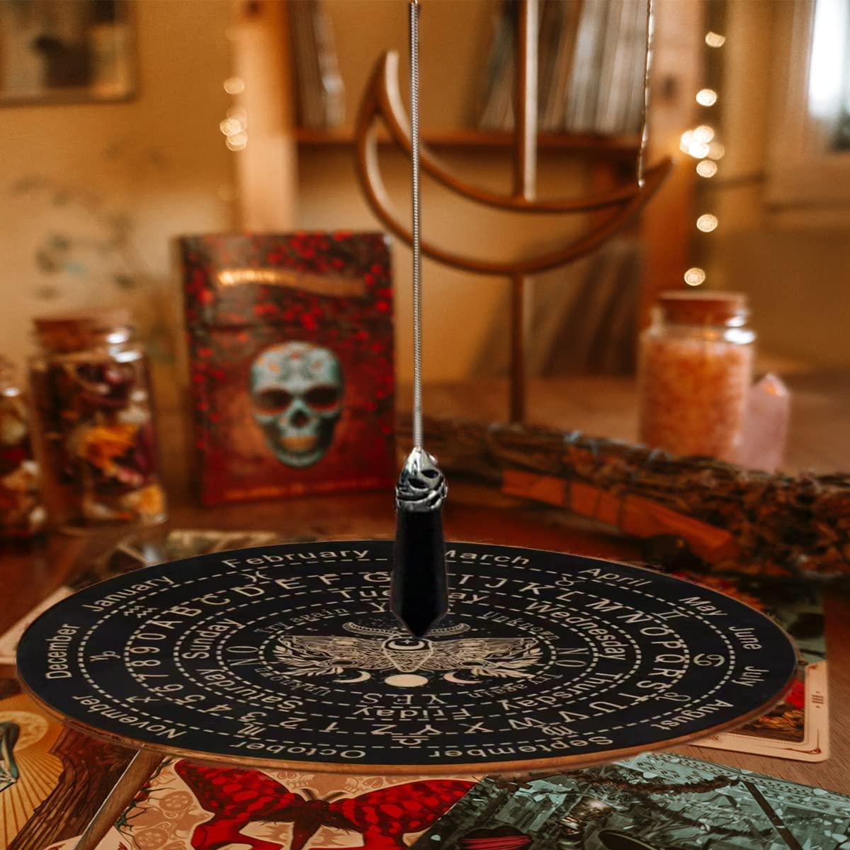 Wooden Divination Pendulum Board Dowsing Divination Wooden Pendulum ...