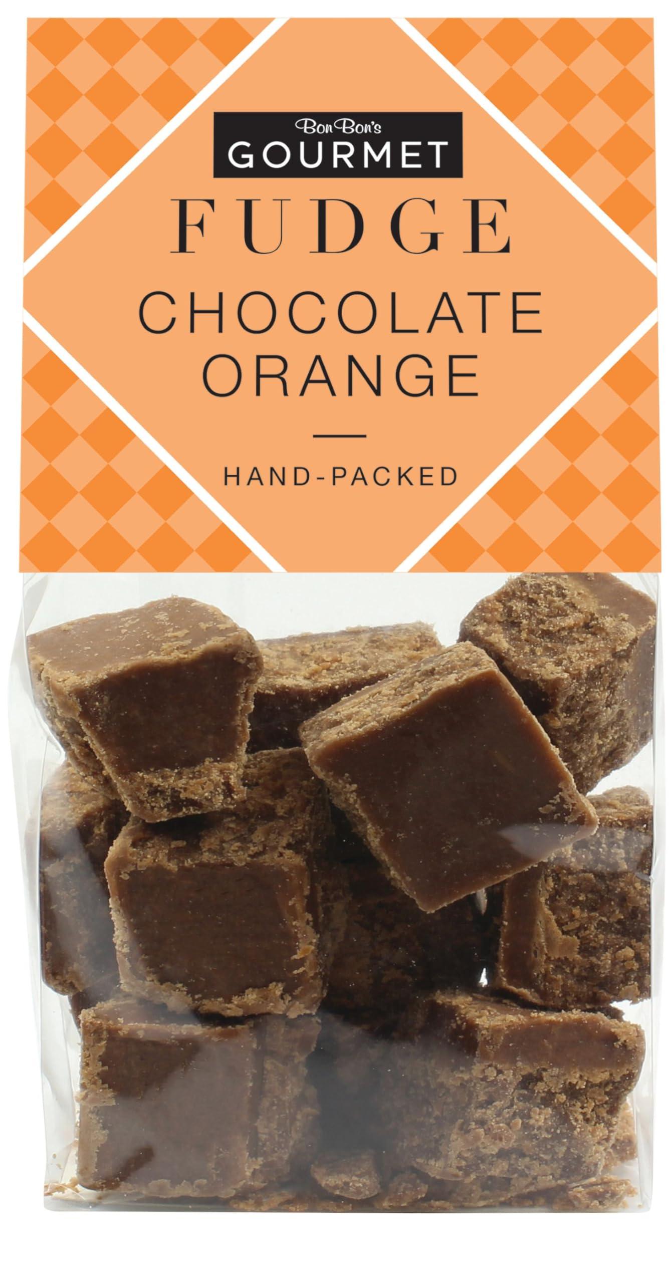 Bon Bon's Gourmet - Chocolate Orange Fudge Bag Handmade British Fudge ...