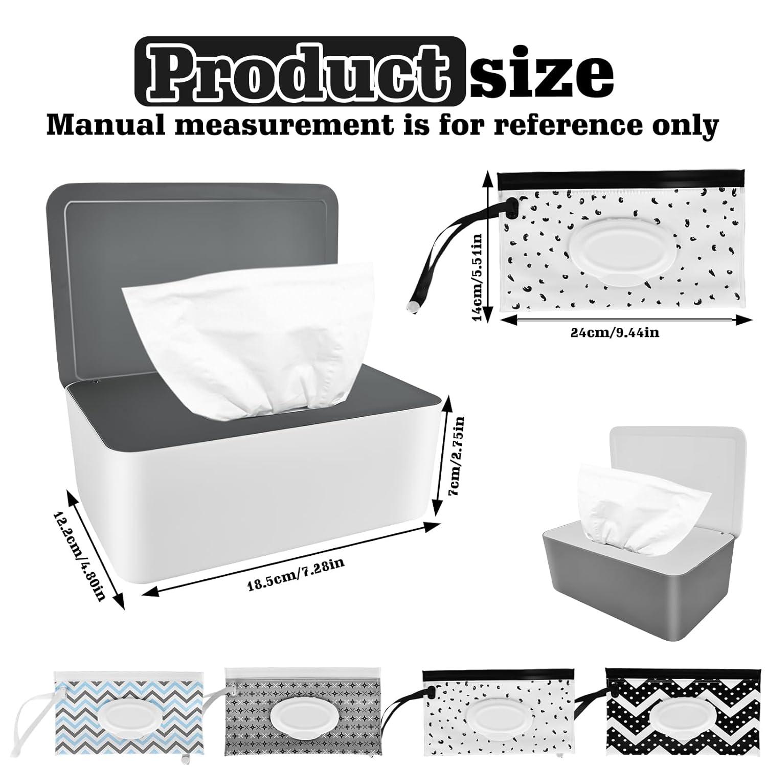Homury Baby Toilet Paper Box Set - 2 Wet Wipes Boxes & 4 Baby Wet Wipes ...
