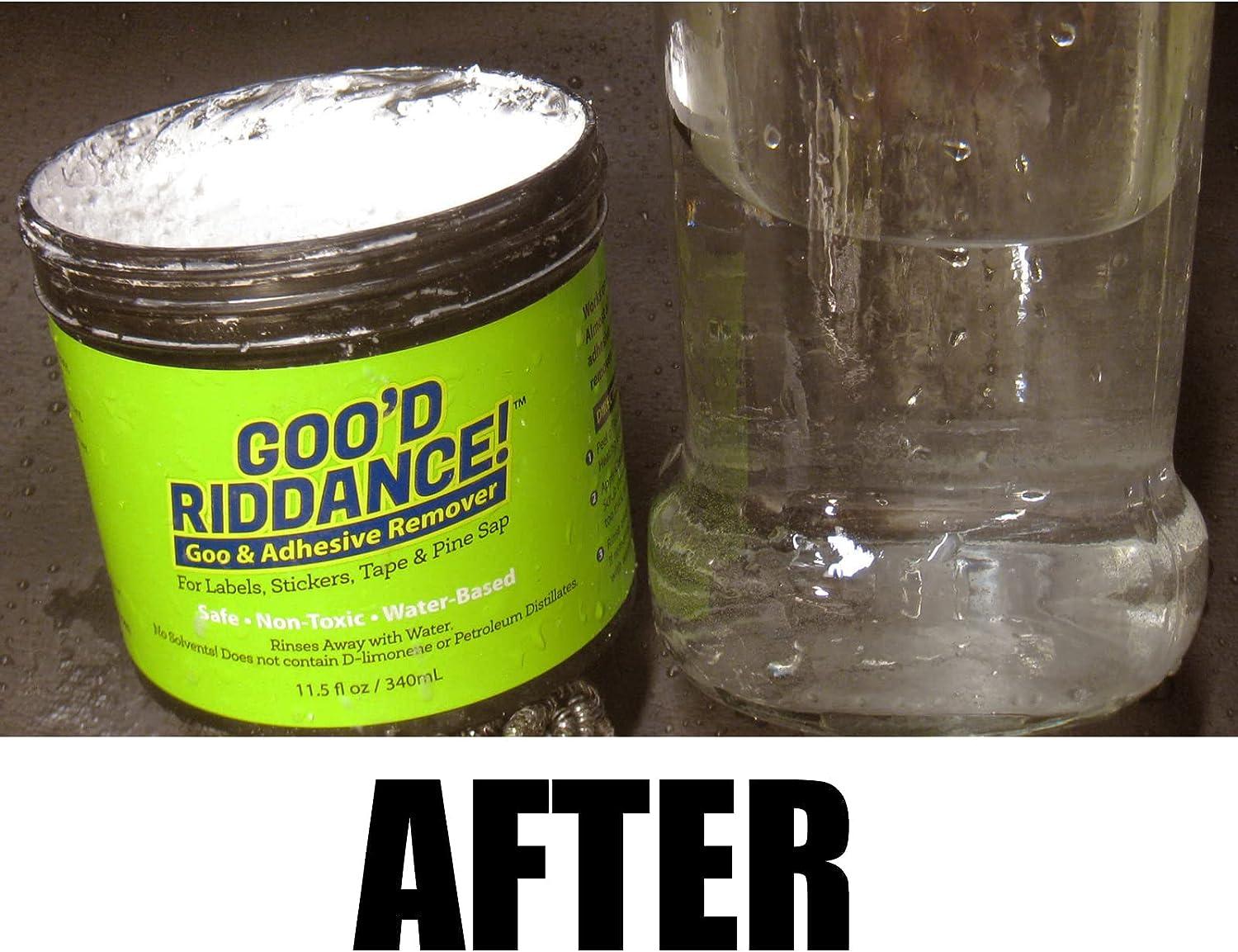 Good Riddance - A Water-Based Adhesive Remover - Non-Toxic - No ...