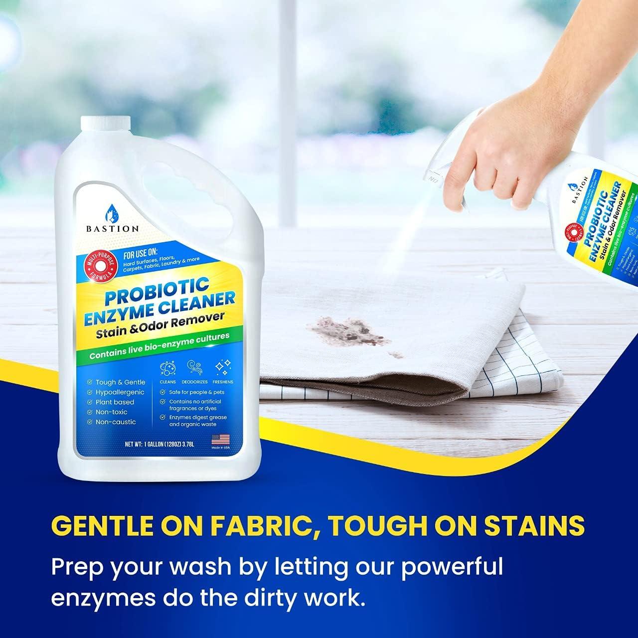 Probiotic Enzyme Cleaner - Professional Strength Stain & Odor Remover ...