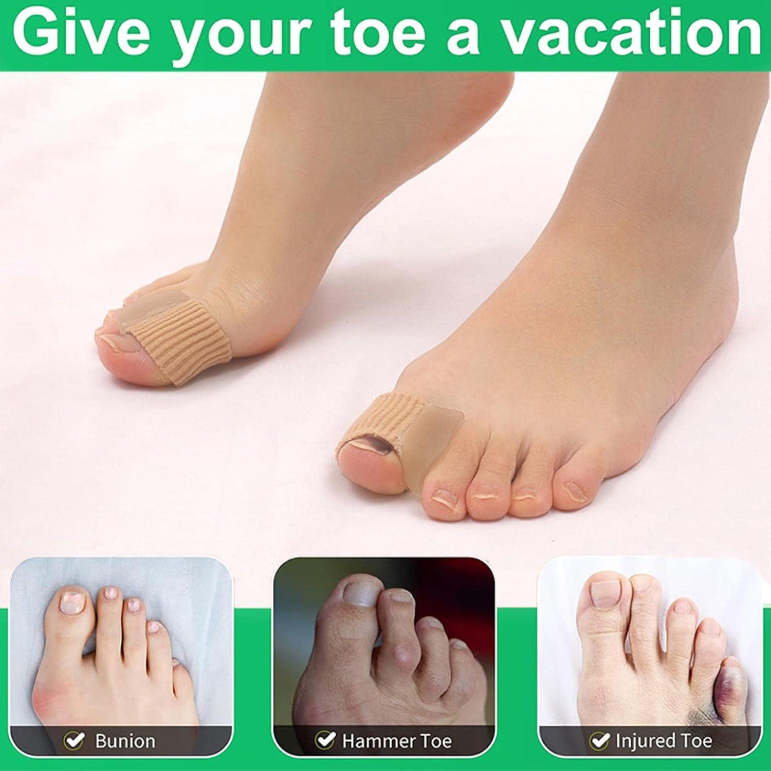Haosem Toe Spreader - Pain Relief for Bale & Overlapping Toes | 2-Piece ...
