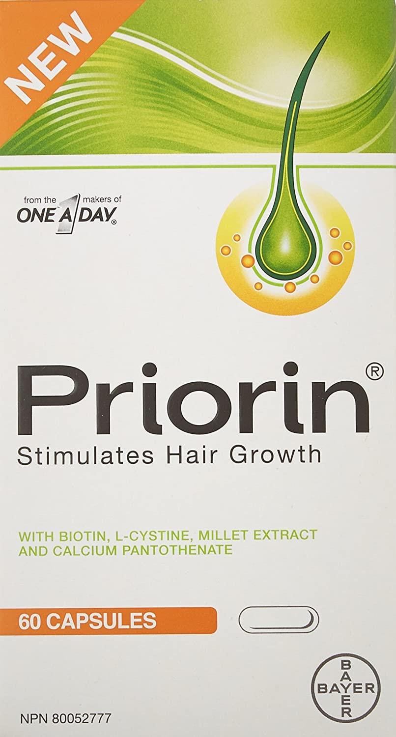 Priorin Hair Growth Capsules - 60 Count for Stronger Thicker Hair | Buy ...