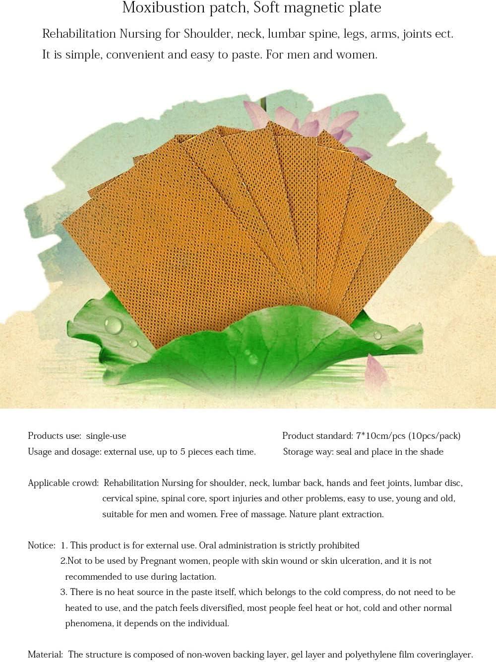 100pcs Moxibustion Patches - Pure Nature Moxa Sticker Foot Pads for ...