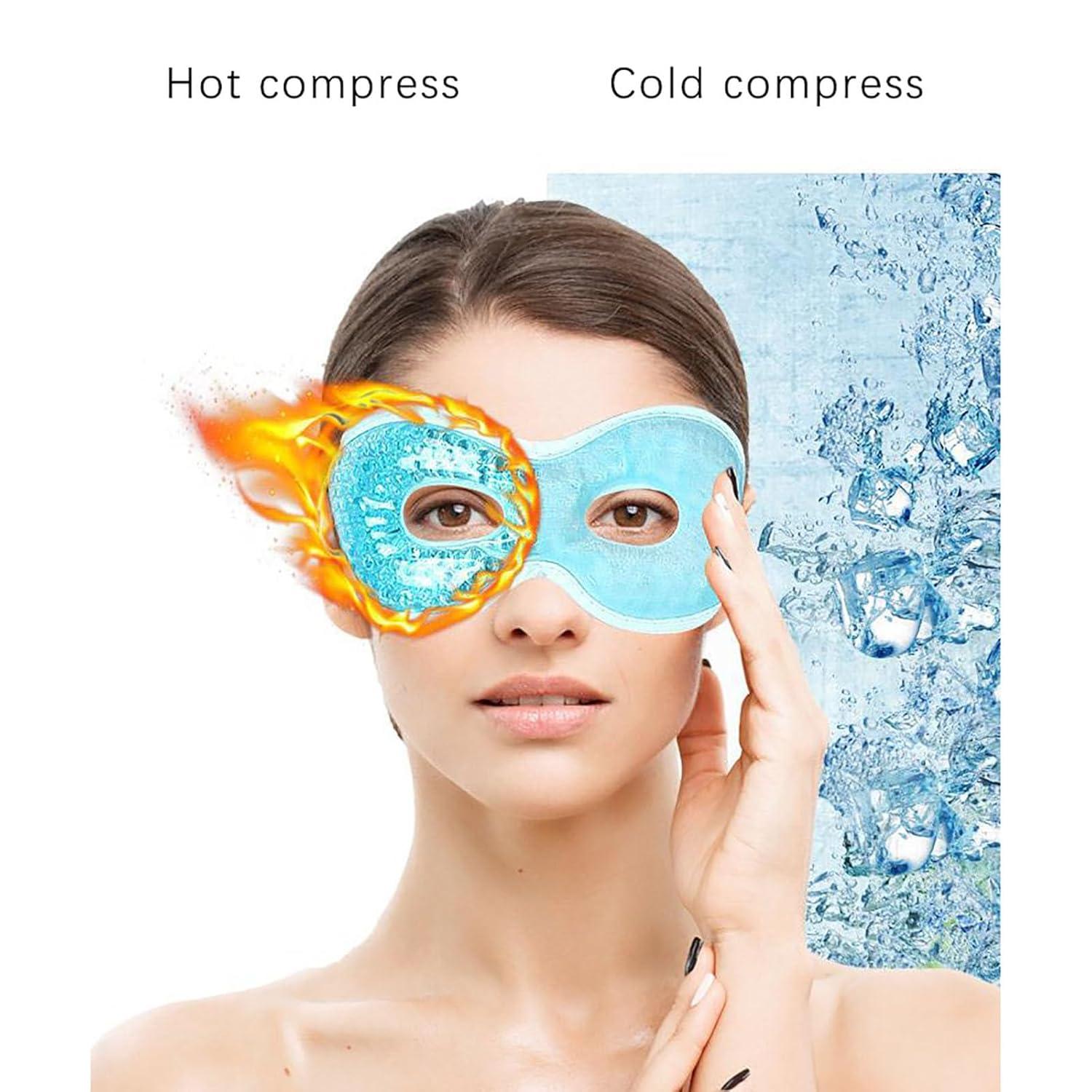Cooling Eye Mask | Reusable Gel Masks for Migraines & Swollen Eyes ...