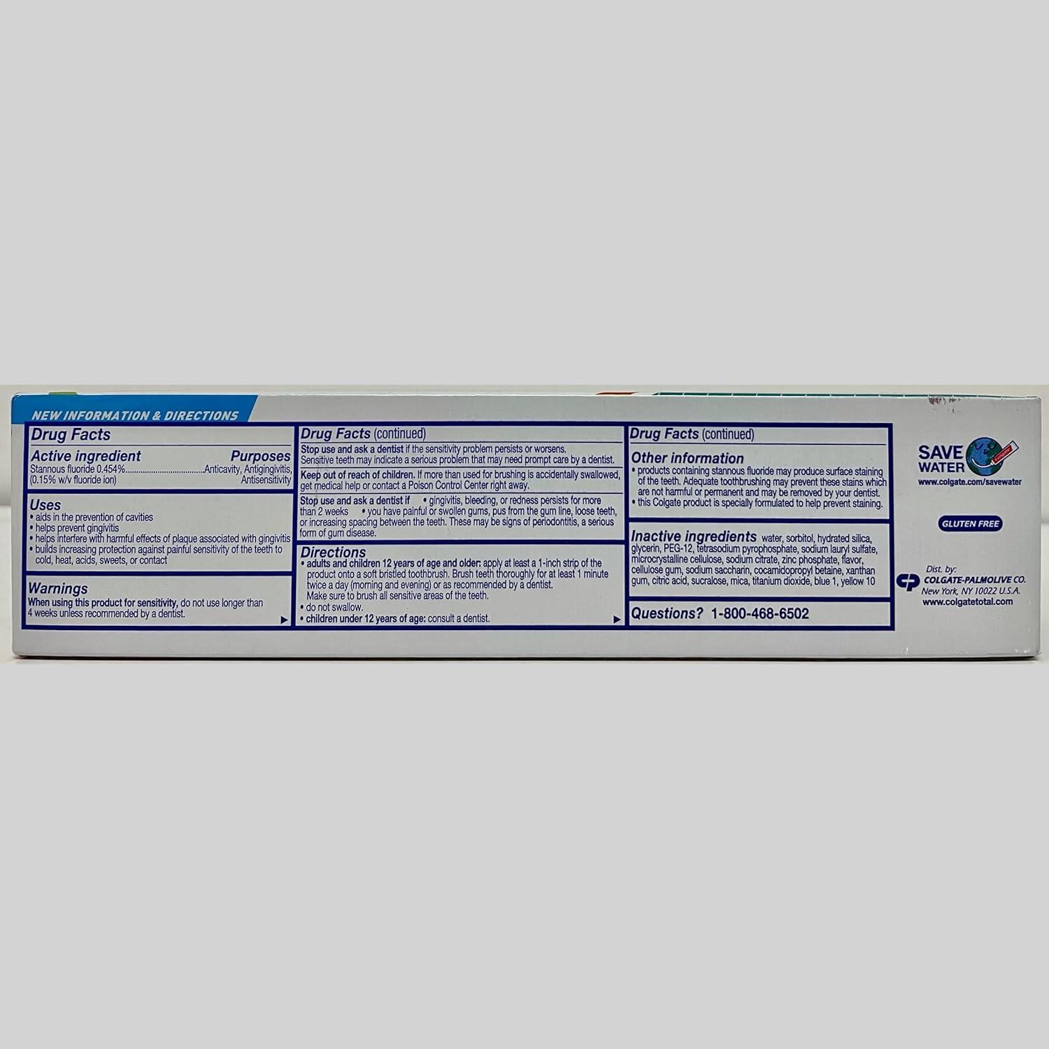 Colgate Total Fresh Mint Stripe Toothpaste 6 oz - Pack of 2 | Buy Now ...