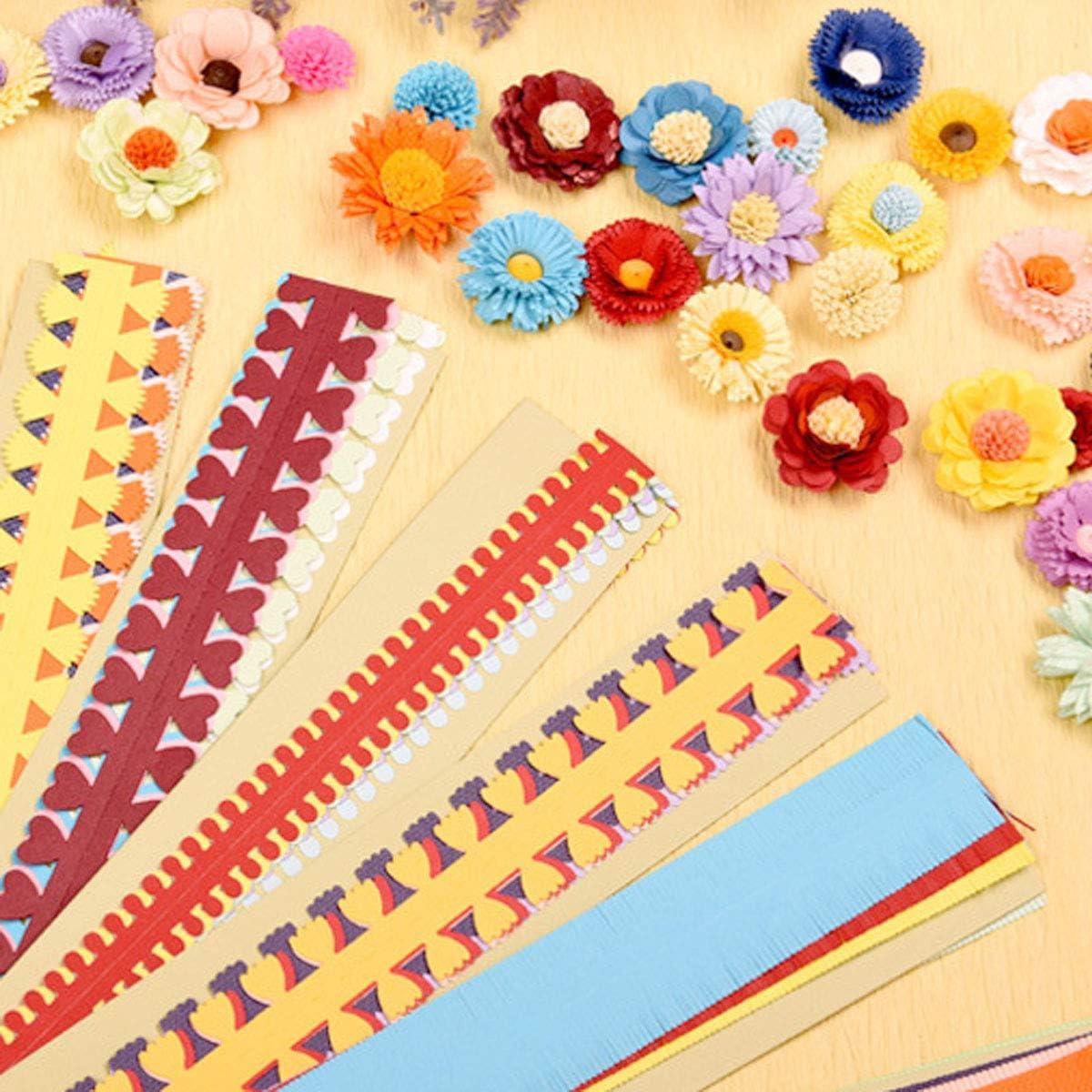 143 PCS Paper Quilling Strips Flower Design Set - Handmade Quilling ...